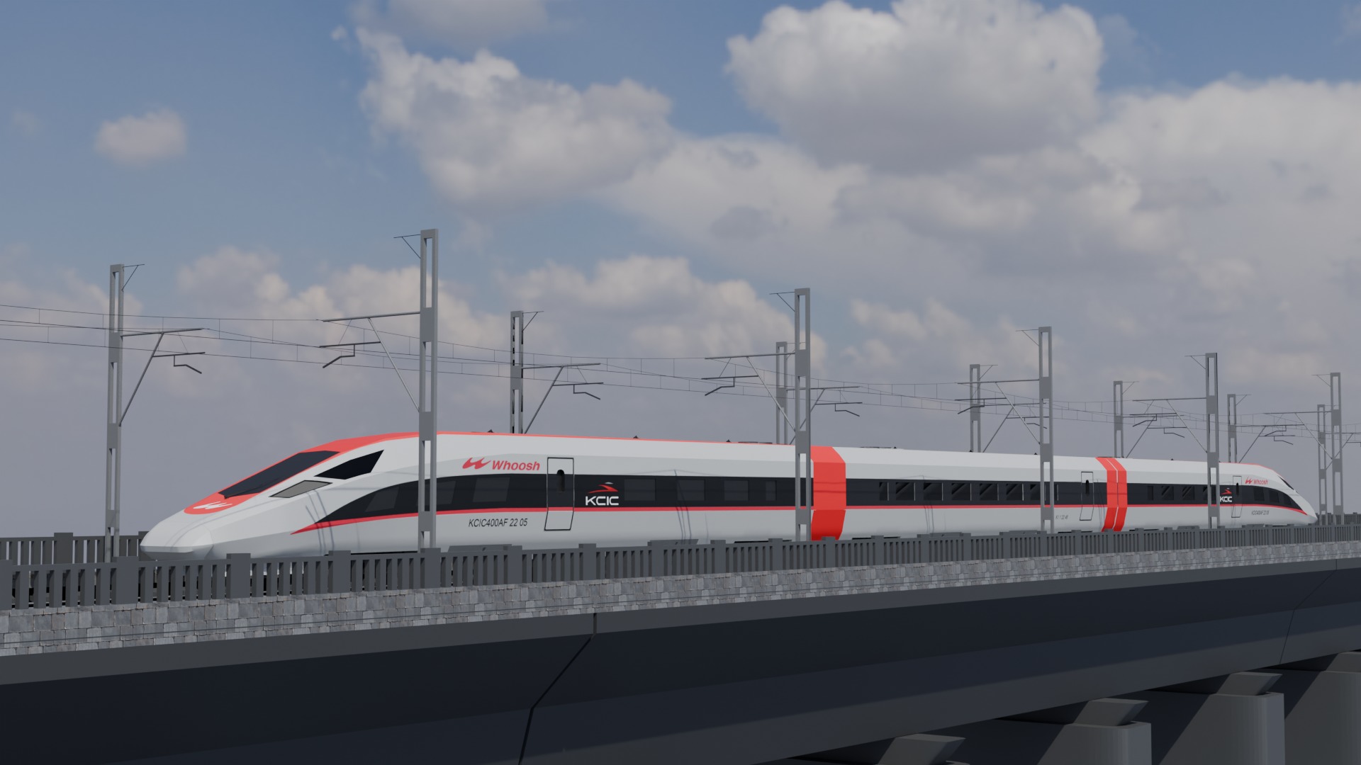 3D model KCIC Whoosh Jakarta-Bandung VR / AR / low-poly | CGTrader