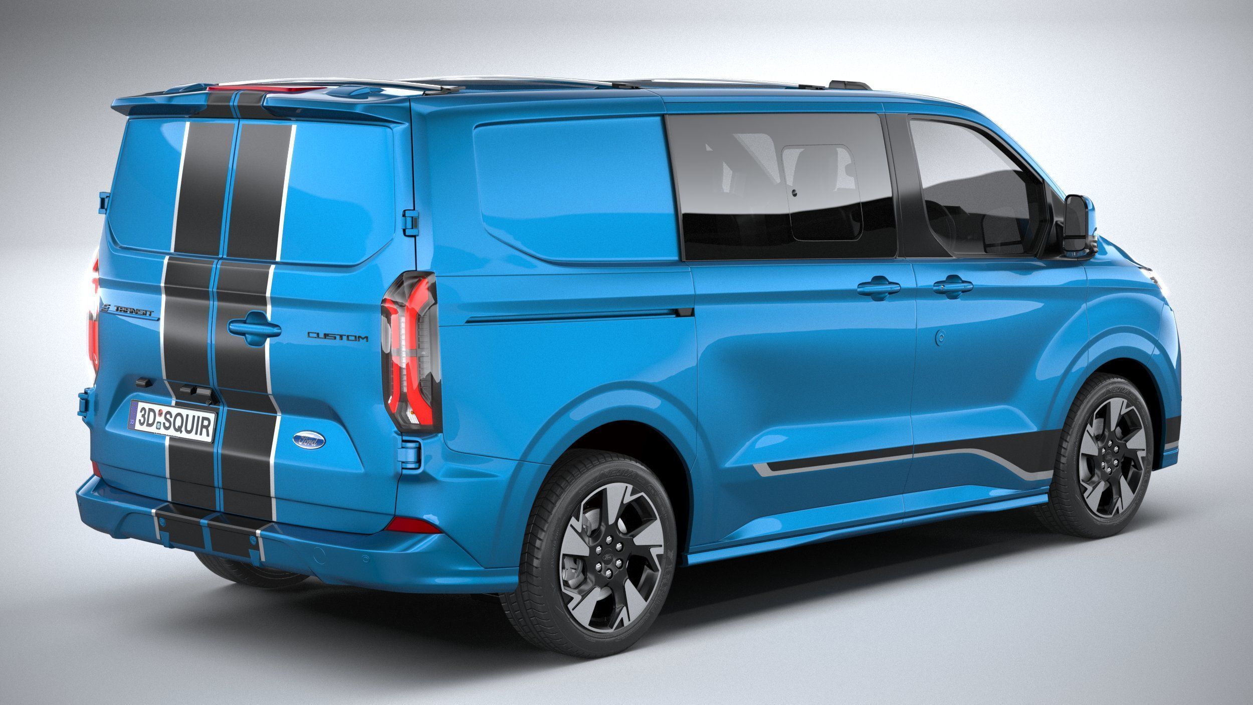 Transit Custom Sport 2024 3D model | CGTrader