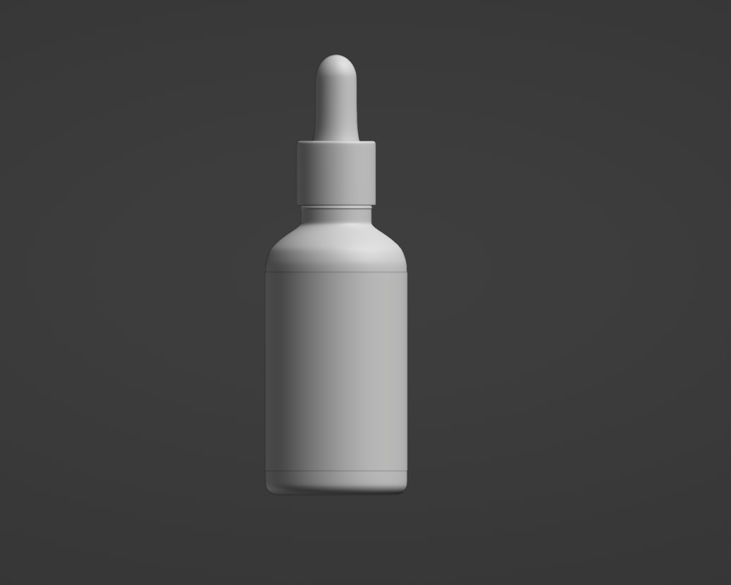 A serum bottle free 3D model | CGTrader