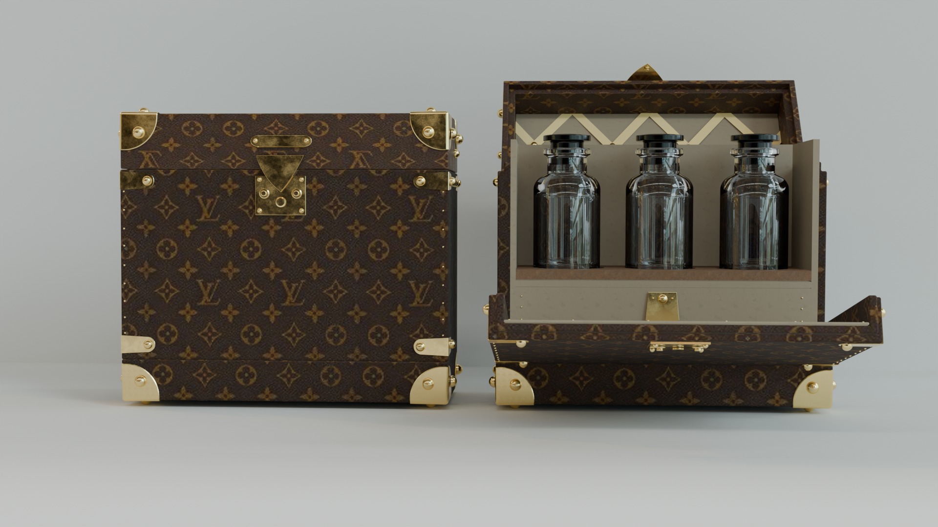Louis Vuitton Cologne Perfume 3D model | CGTrader