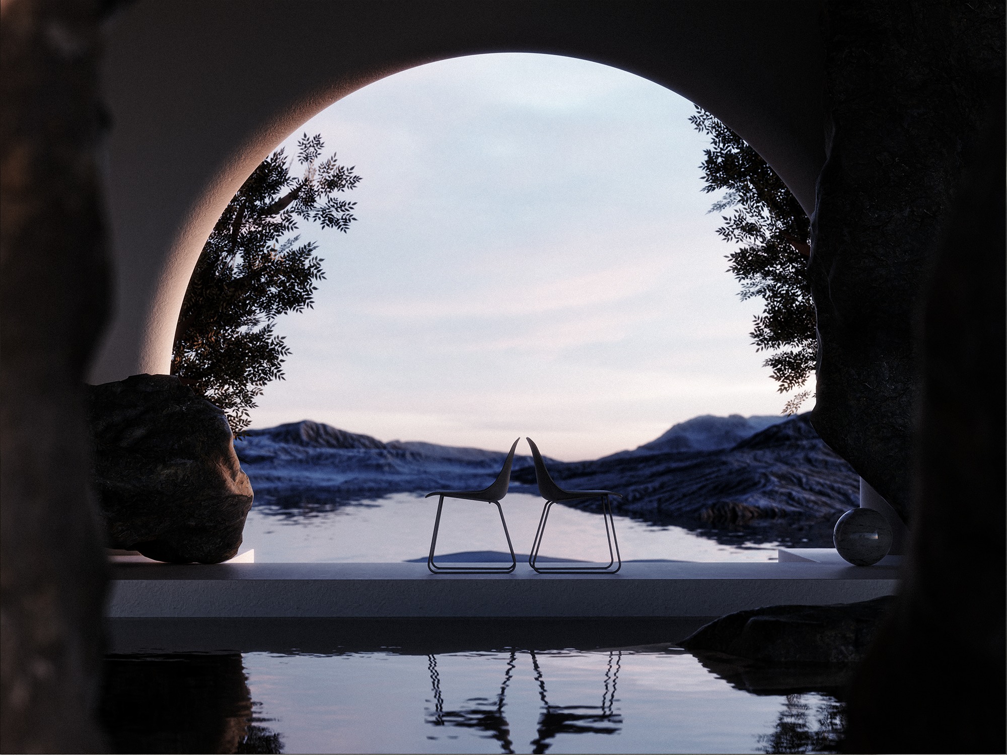 Mountain View 3D model | CGTrader