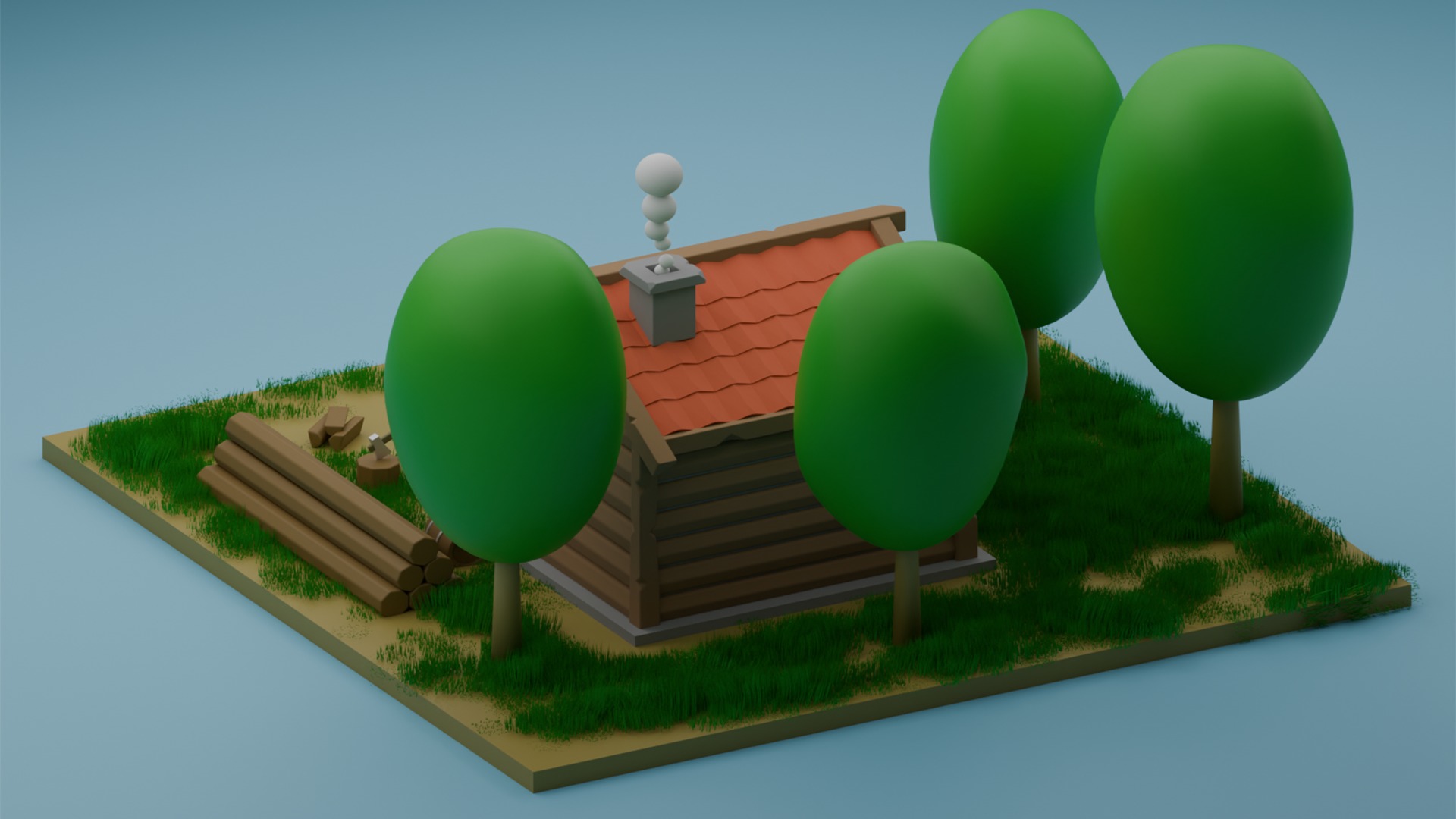 Cartoon House 3D model | CGTrader