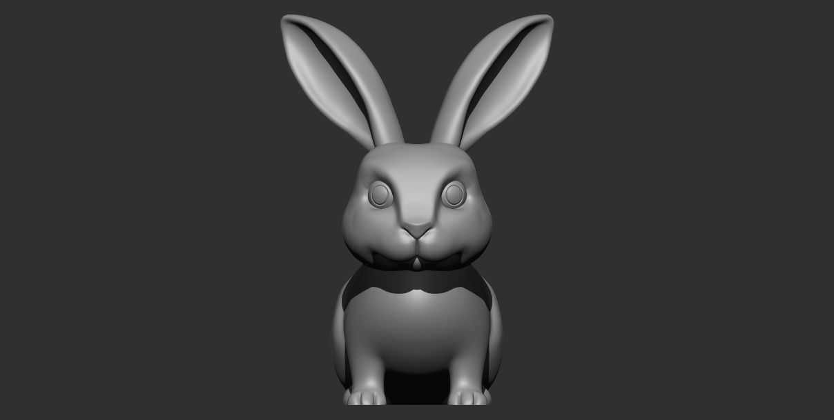 cartoon stylized Rabbit 3d printable model 3D model 3D printable | CGTrader