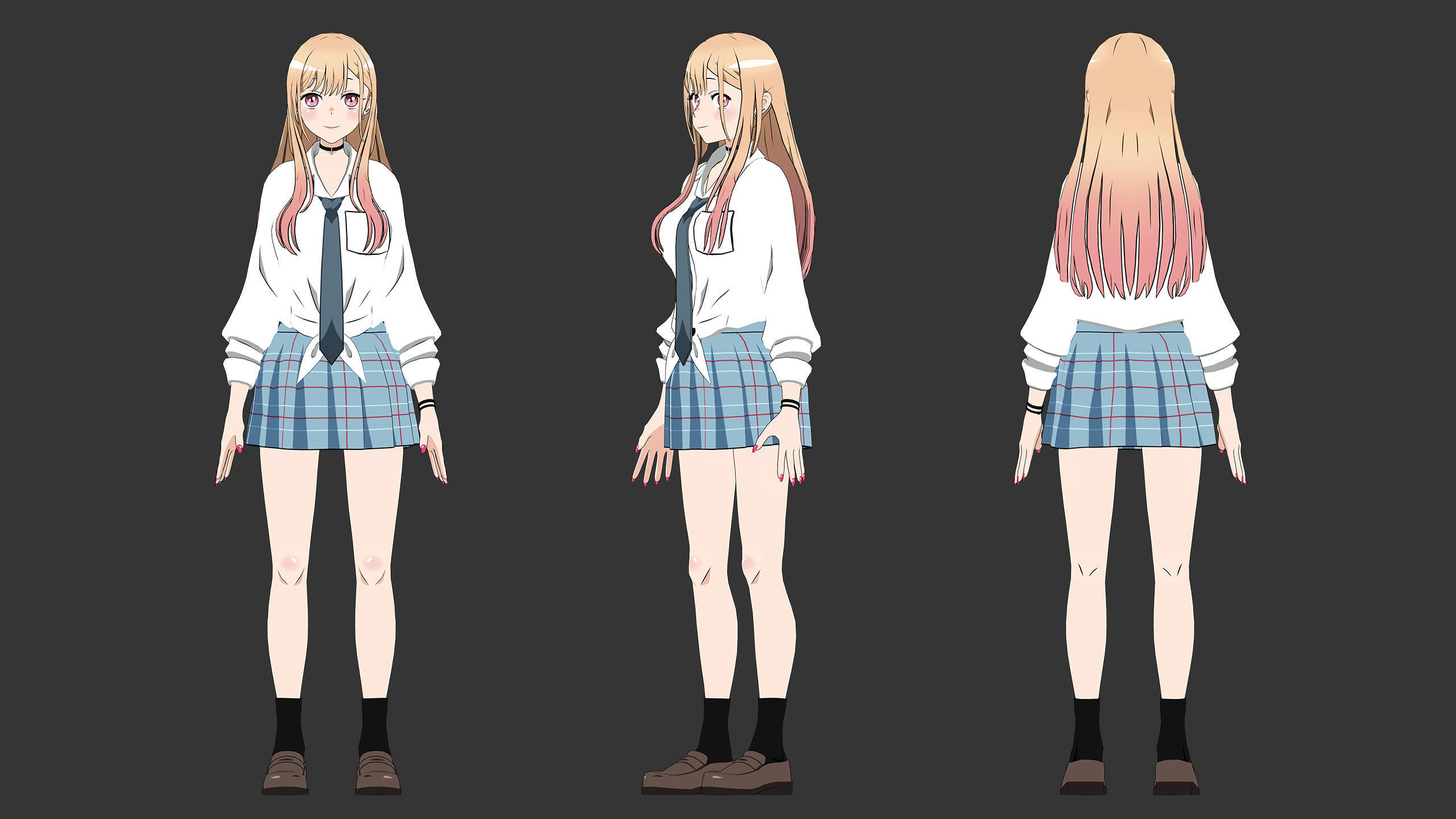 3D model Marin Kitagawa VRChat Avatar VR / AR / low-poly | CGTrader
