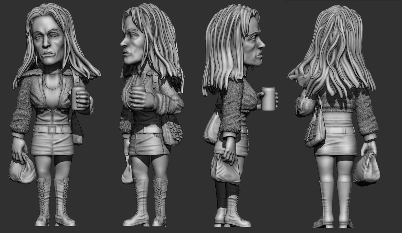 WENDY FROM BREAKING BAD 3D model 3D printable | CGTrader