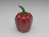 3D model Bell Pepper Low Poly realistic 3d model for game VR / AR / low ...
