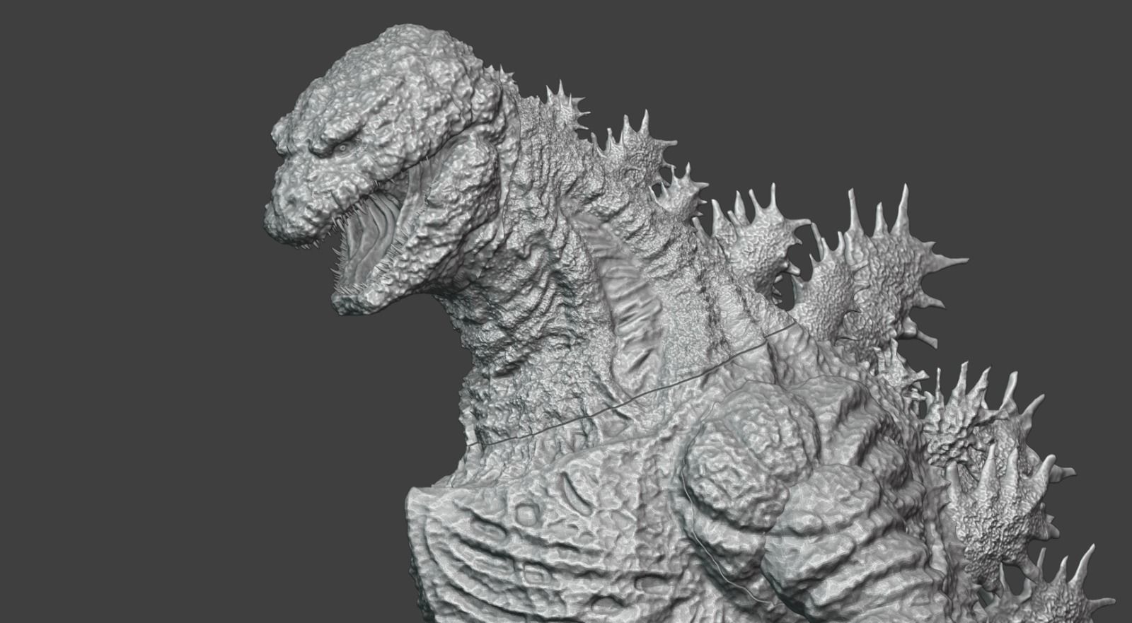 SHIN GODZILLA FORM 4 3D model 3D printable | CGTrader