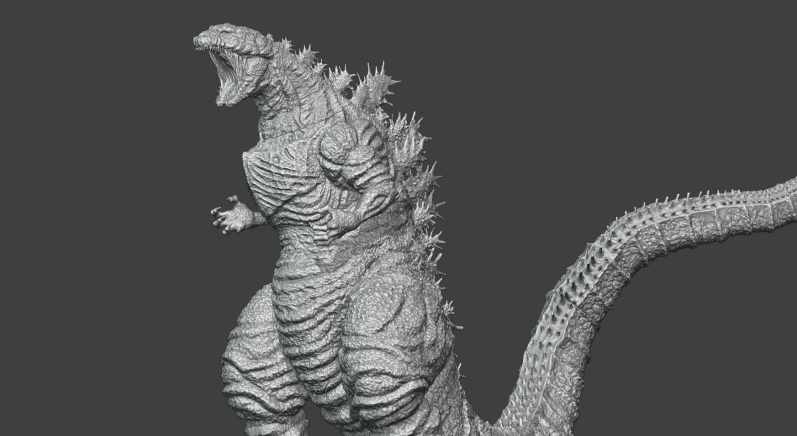 SHIN GODZILLA FORM 4 3D model 3D printable | CGTrader