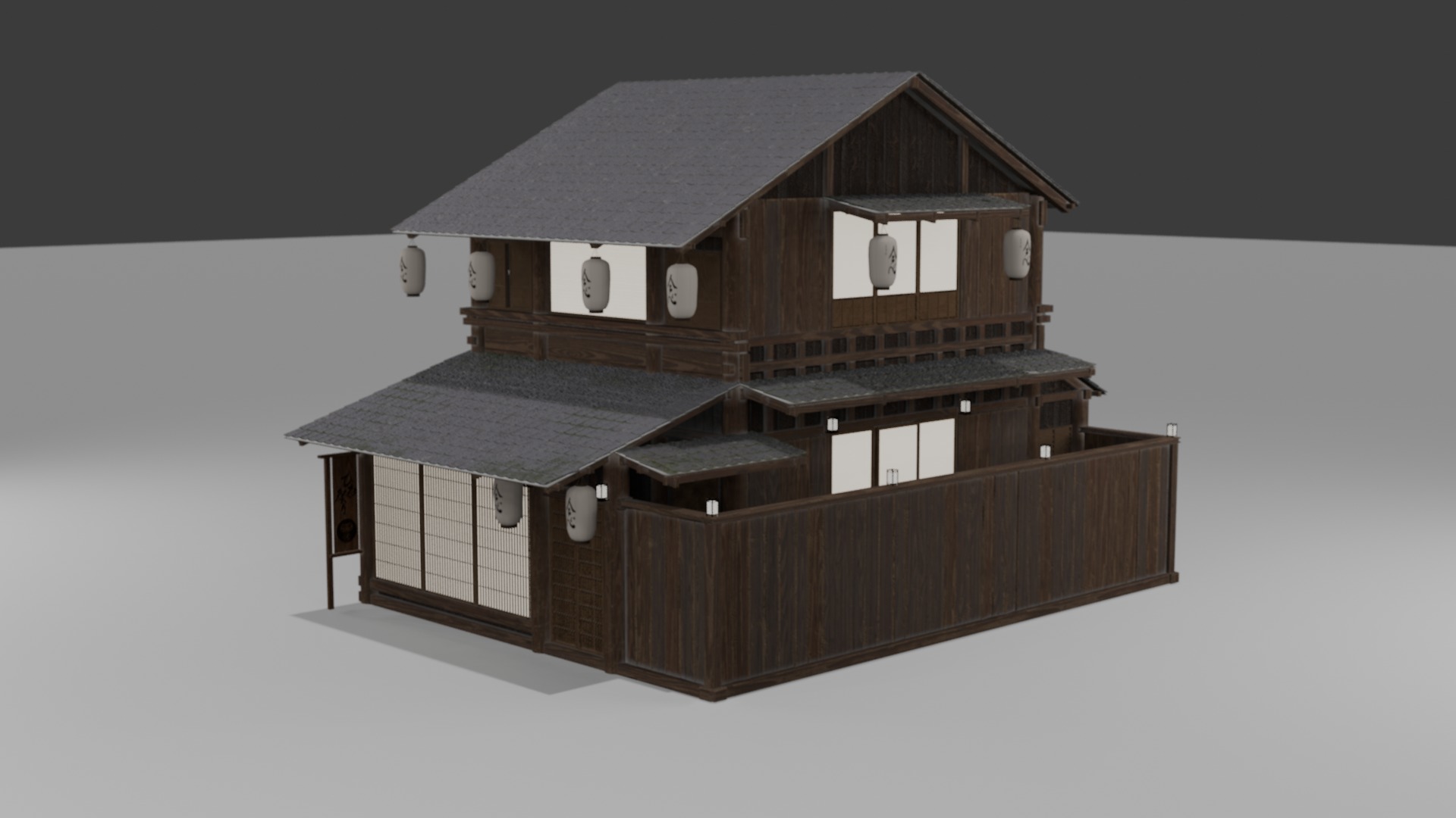 House 2 - Realistic Japan style house - 4K Resolution texture free VR ...