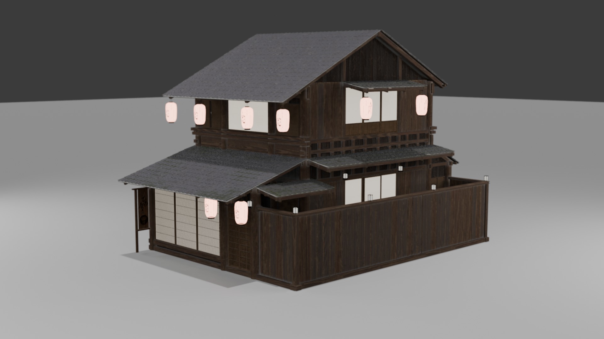 House 2 - Realistic Japan style house - 4K Resolution texture free VR ...
