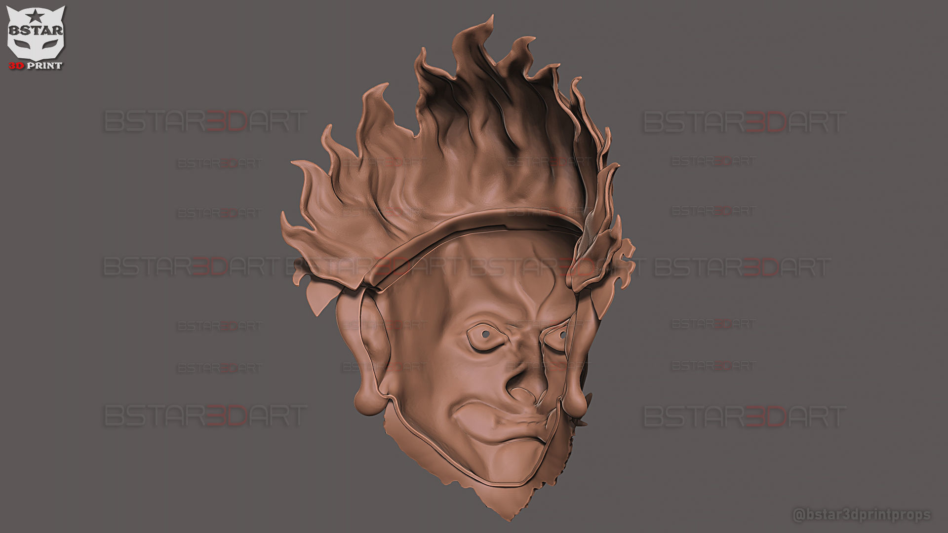Folk Opera Mask - Black Myth - Wukong Armor Accessories 3D model 3D ...