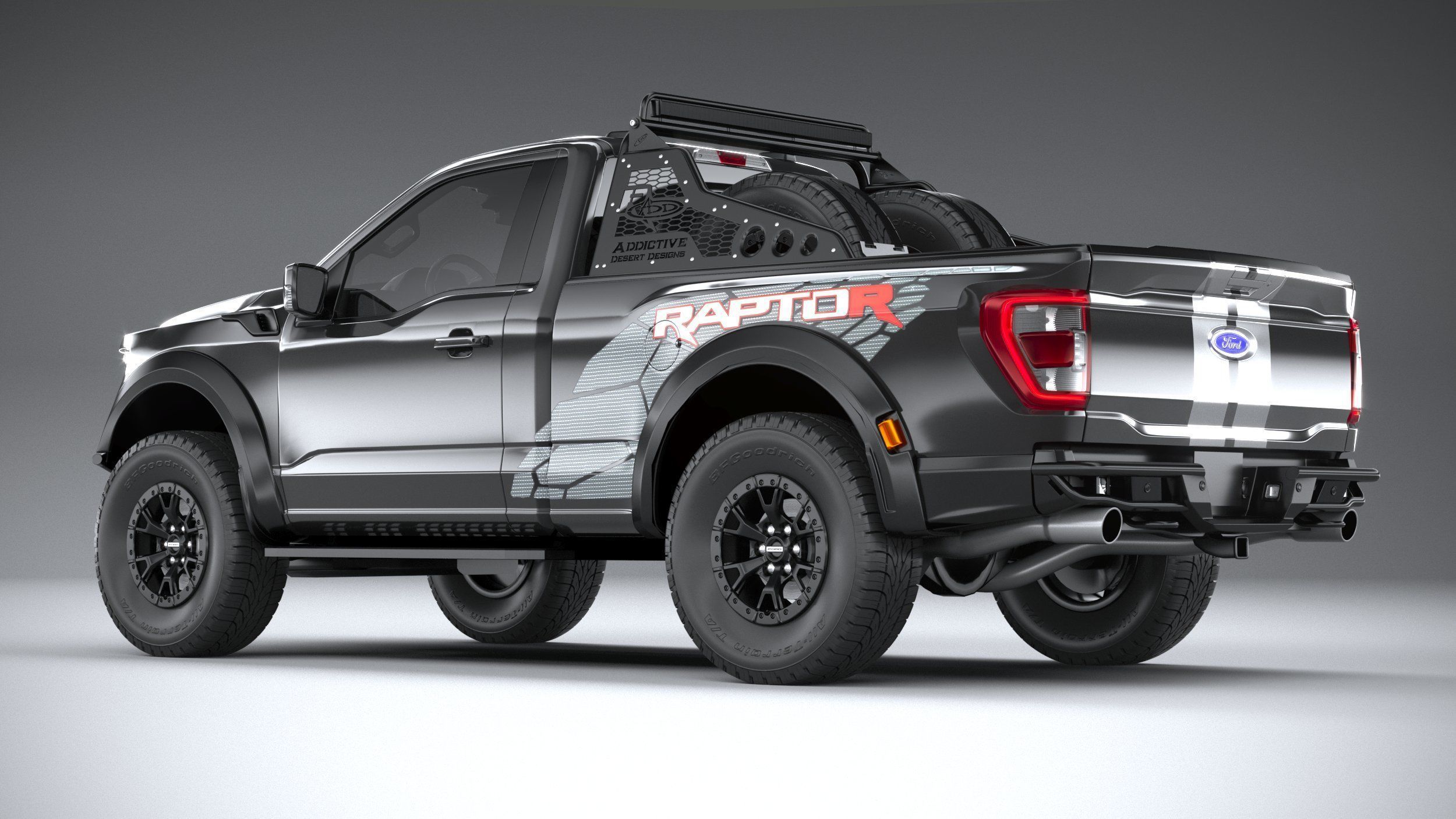 F150 Raptor R 2023 short 3D model | CGTrader