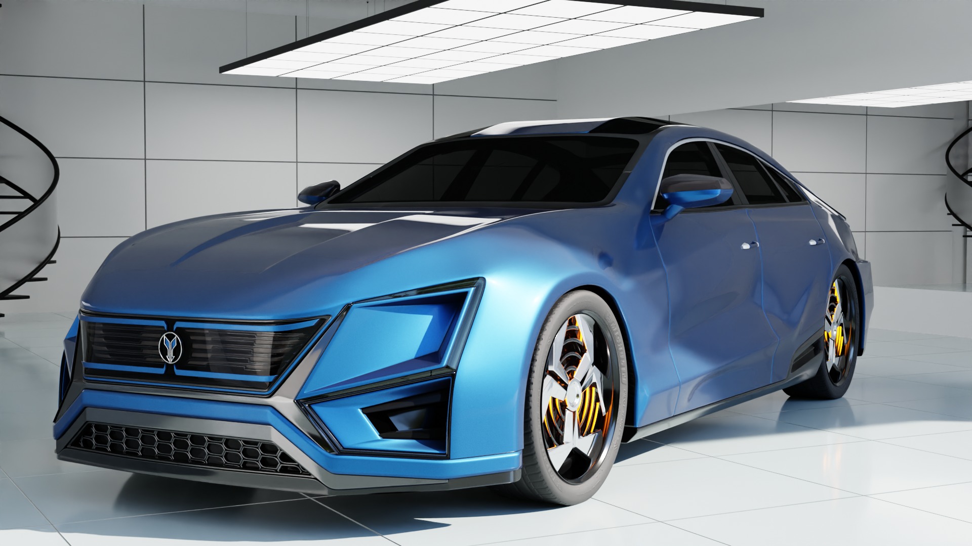 concept car free 3D model | CGTrader