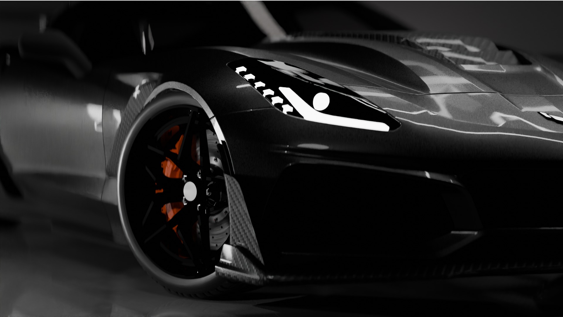 Corvette C7 ZR1 - Blacked Out Nacev - Rigged 3D free 3D model rigged ...
