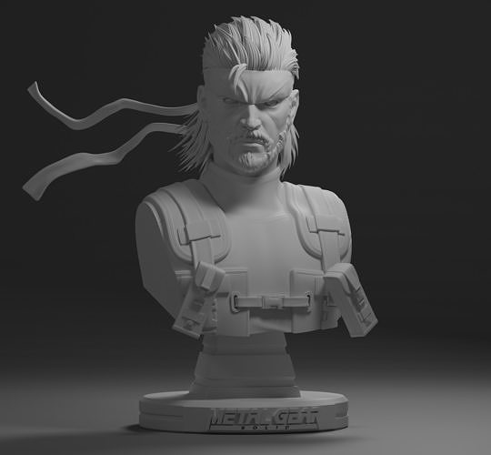 Solid Snake - Bust free 3D model 3D printable | CGTrader