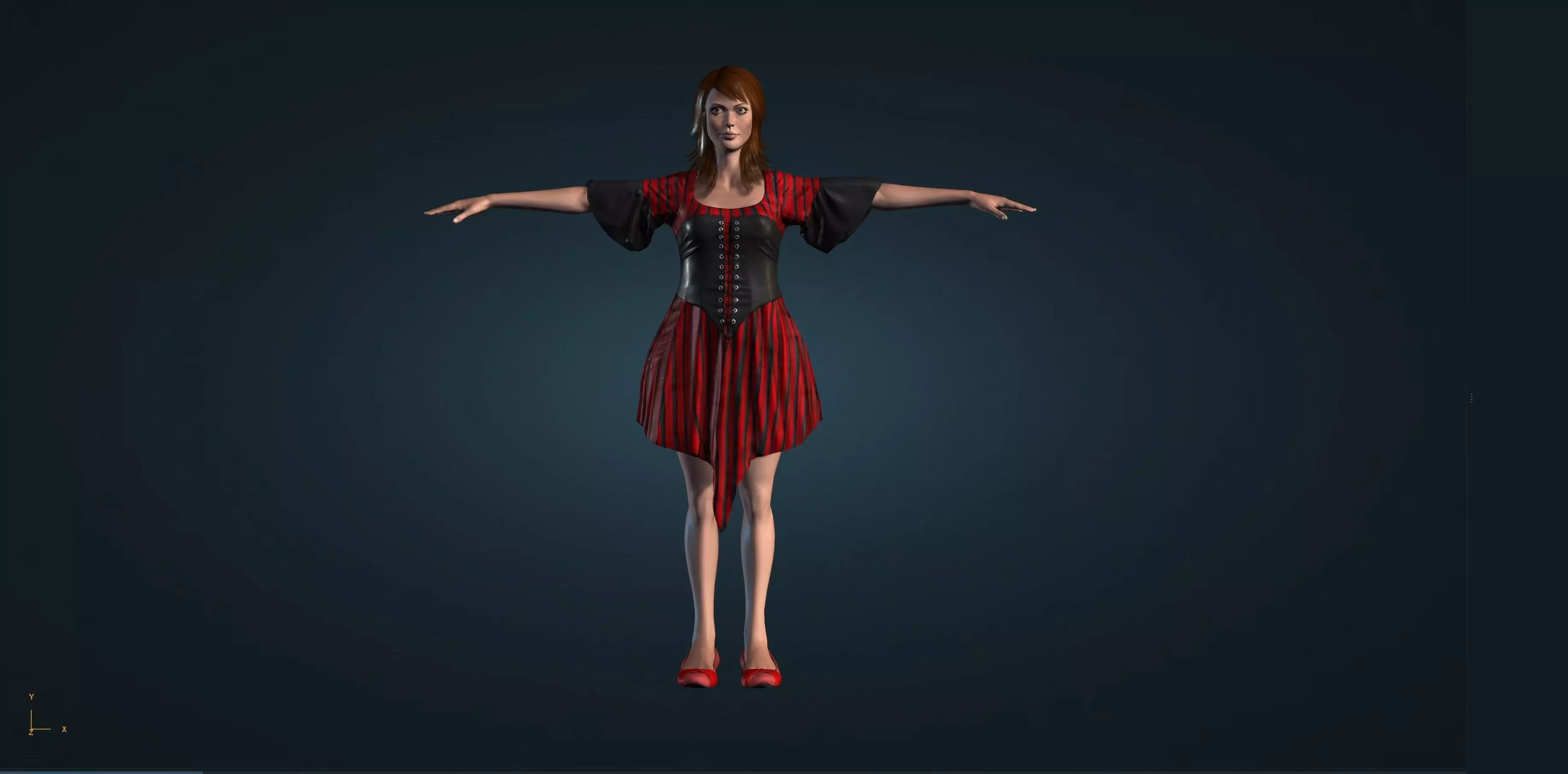 Women free 3d model rigged animated free 3D model animated rigged ...