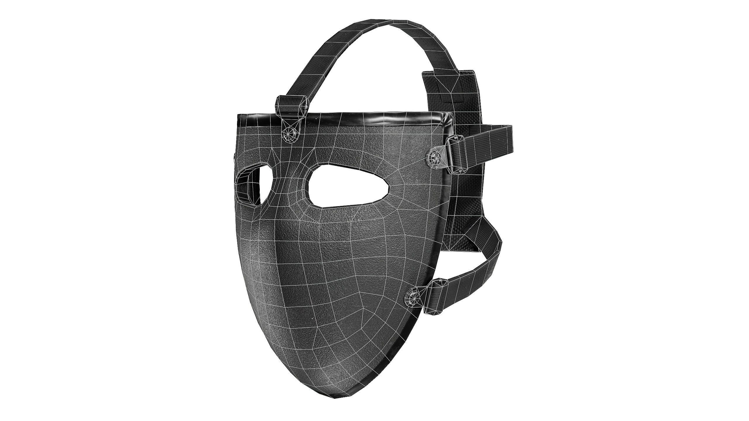 3D model Bulletproof Mask V2 VR / AR / low-poly | CGTrader