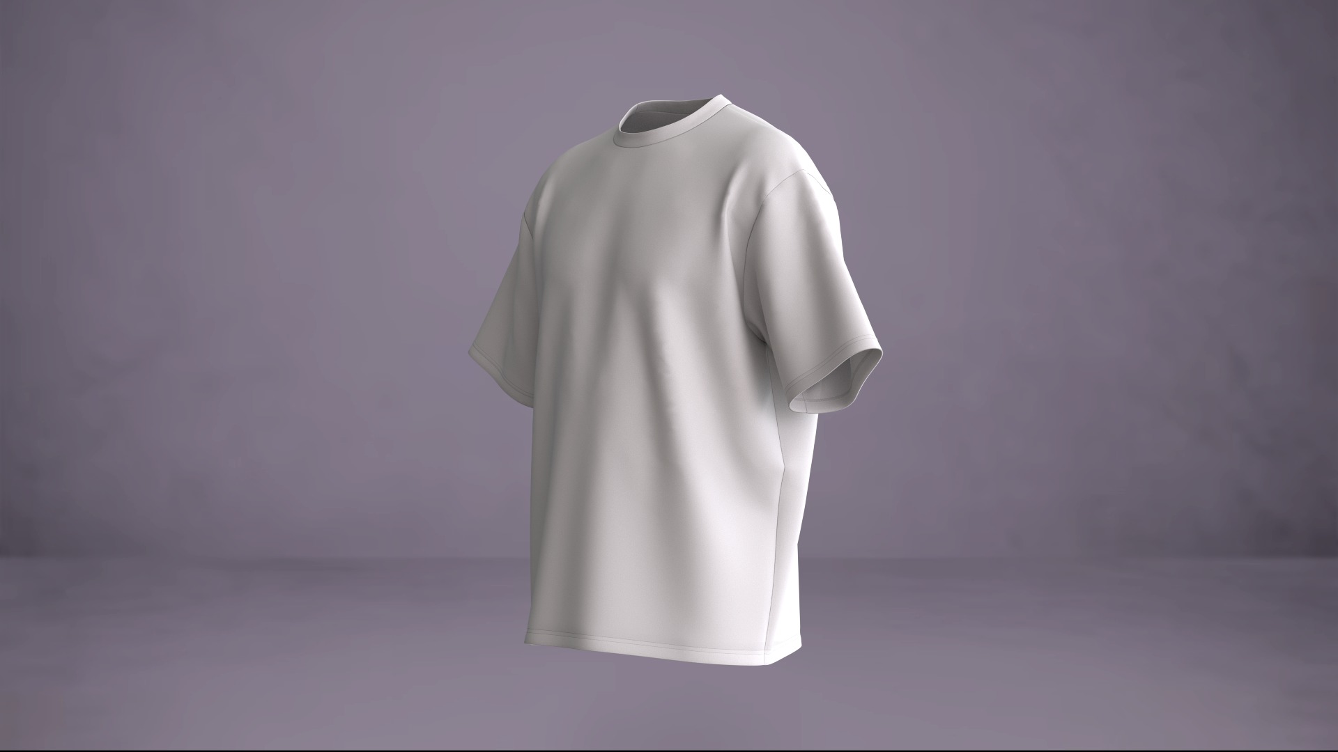 Oversized T-Shirt 3D model | CGTrader