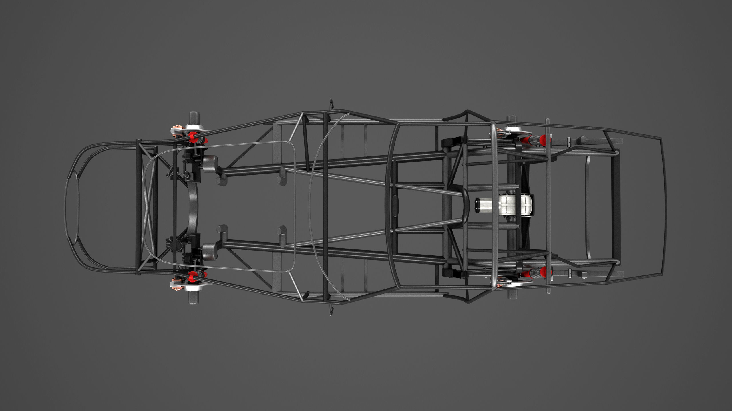 Chassis Frame - Ferrari 250 GTO Kit 3D model 3D printable | CGTrader