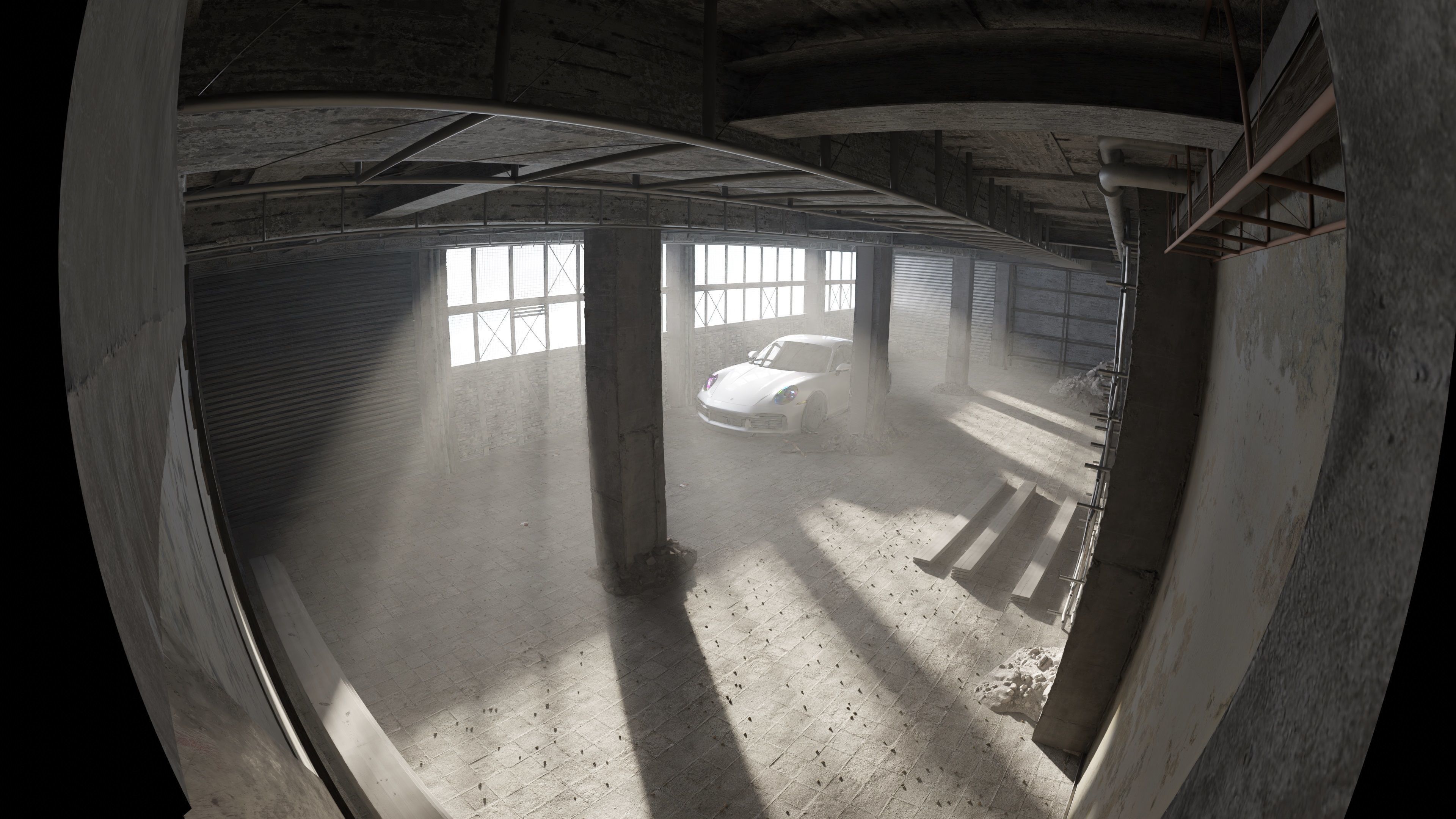 Old Worn Garage 3D Model 3D model | CGTrader