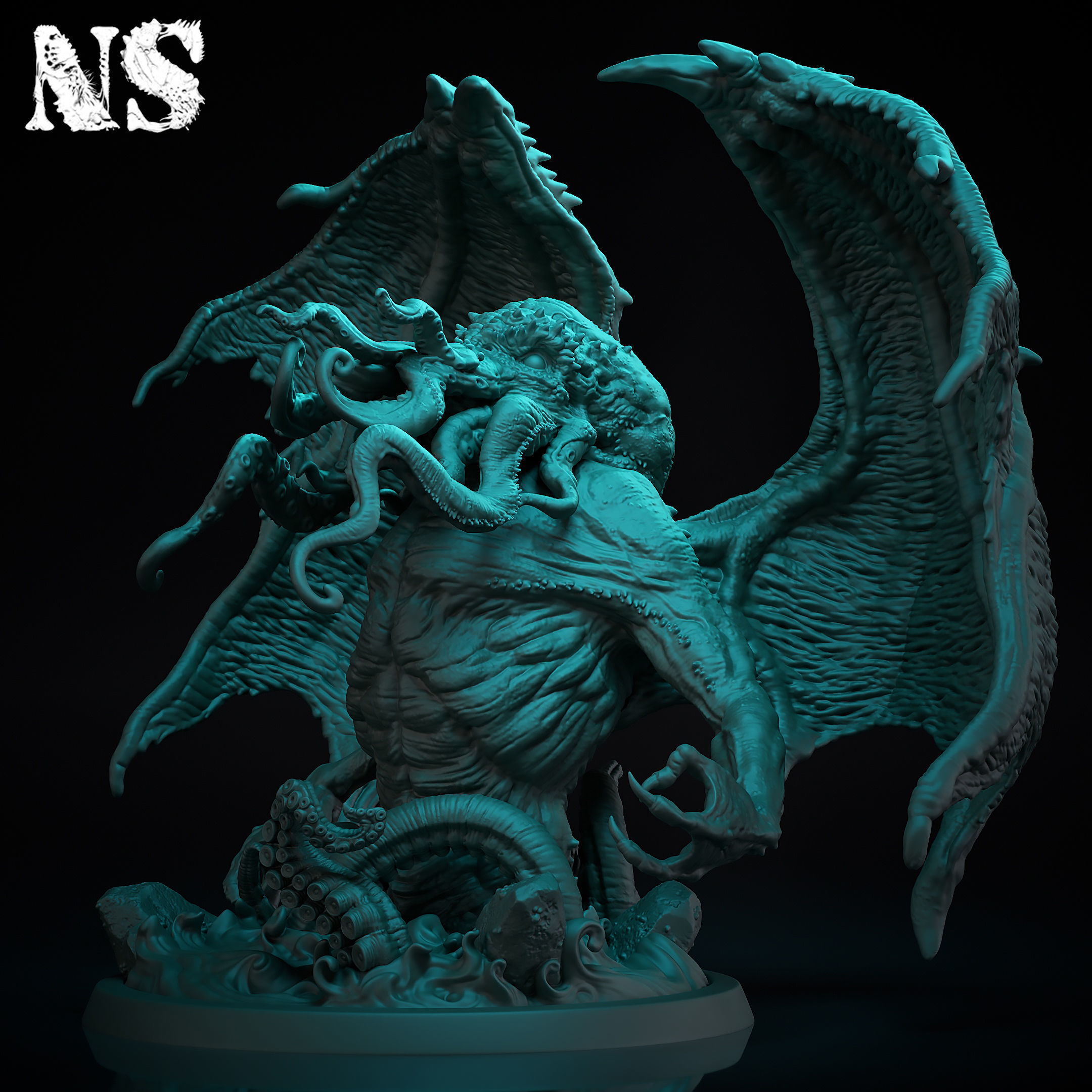 Cthulhu - The Great Old One 3D model 3D printable | CGTrader