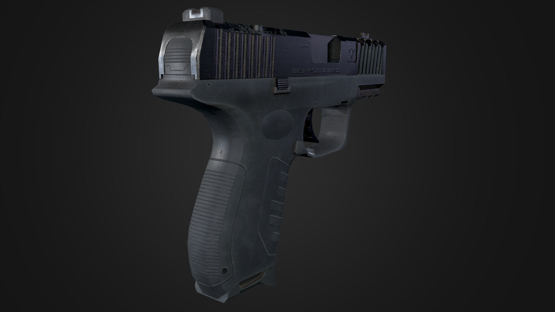 Pistol free VR / AR / low-poly 3D model | CGTrader