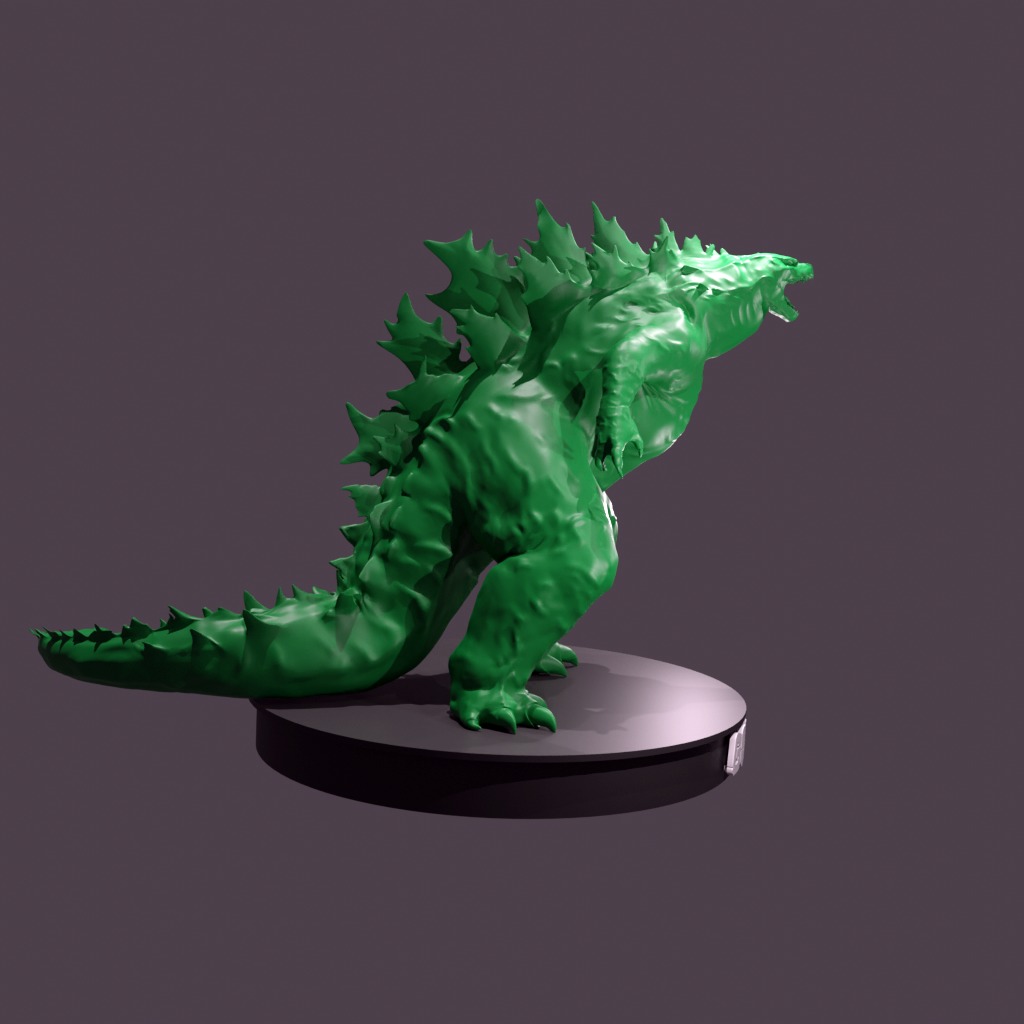 The Legendary Godzilla 3D model 3D printable | CGTrader