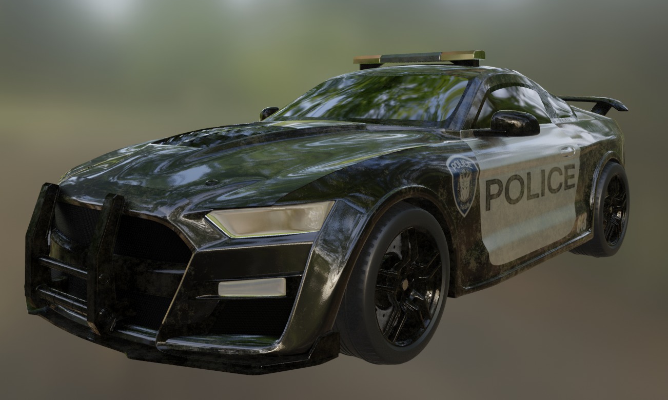 Smokescreen and Barricade - Transformers Ford Mustang 3D model rigged ...