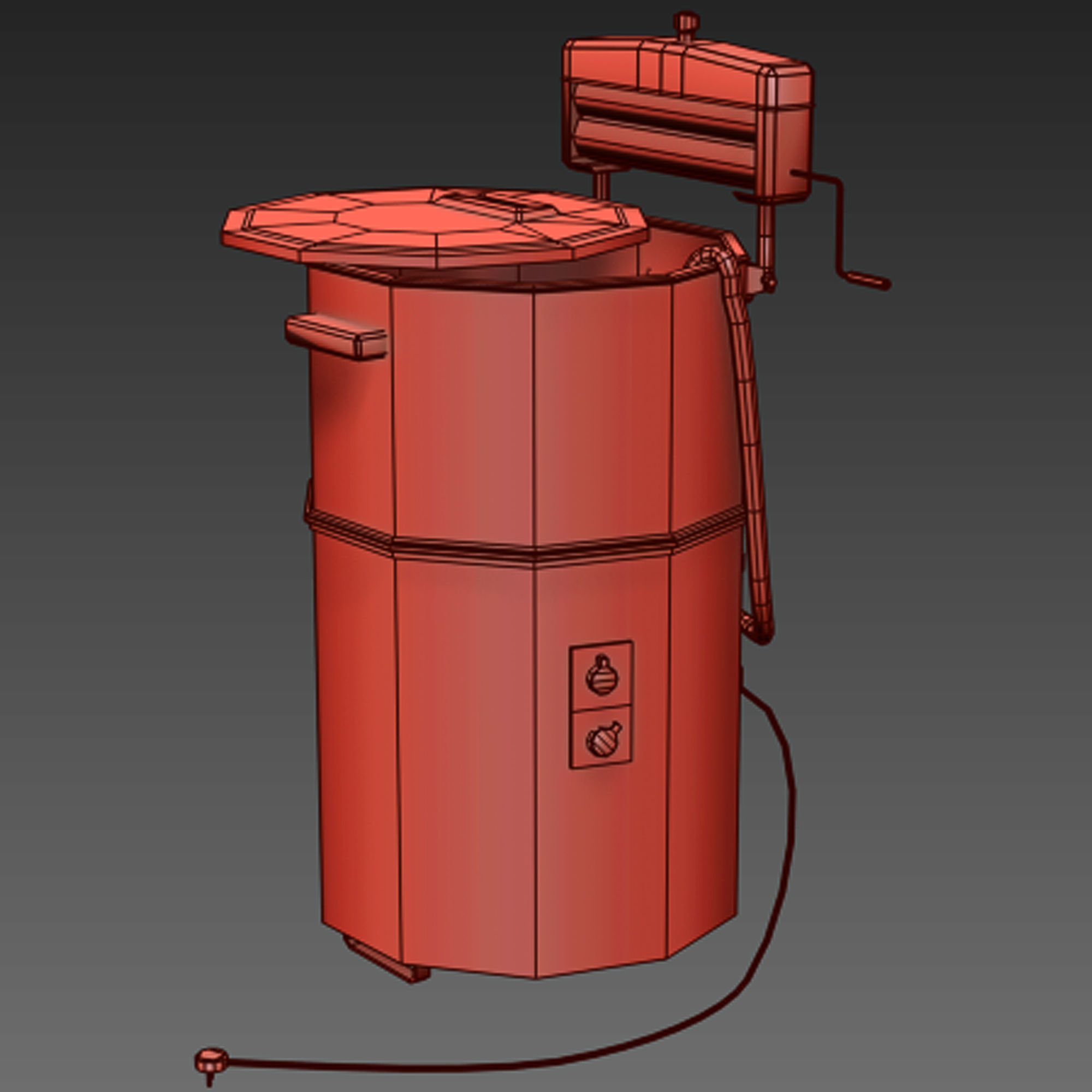 3D model washing machine riga PBR texture VR / AR / low-poly | CGTrader