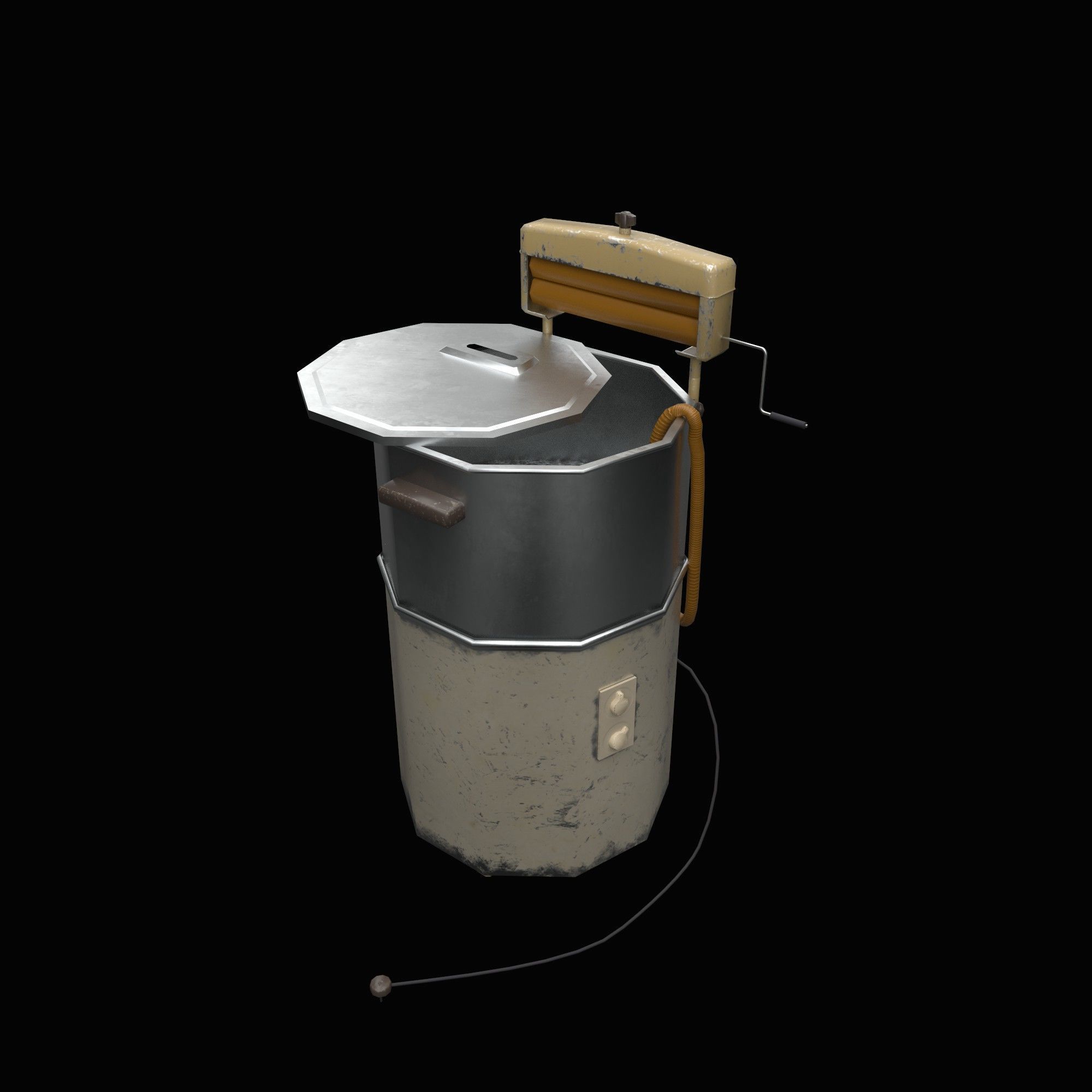 3D model washing machine riga PBR texture VR / AR / low-poly | CGTrader