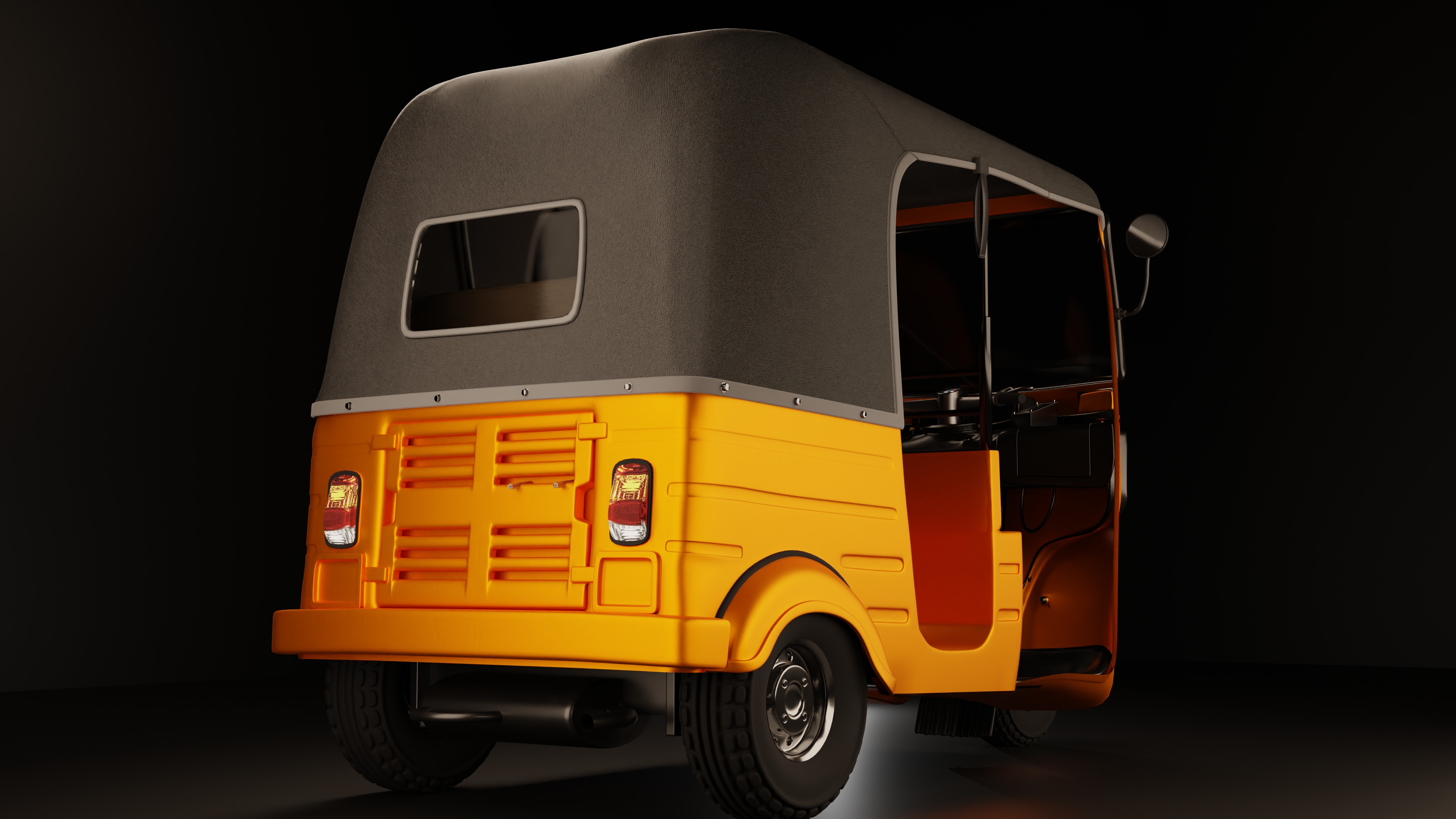 tricle bajaj free 3D model | CGTrader