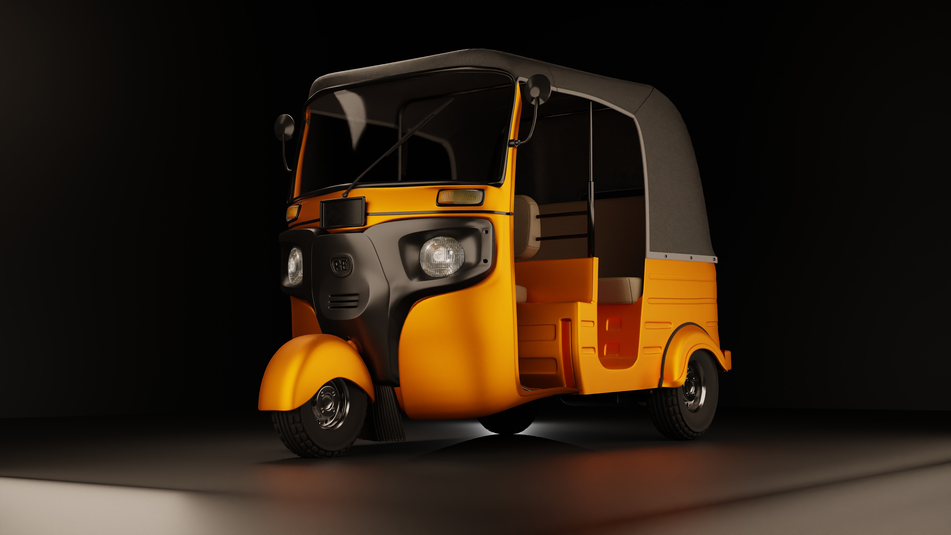 tricle bajaj free 3D model | CGTrader