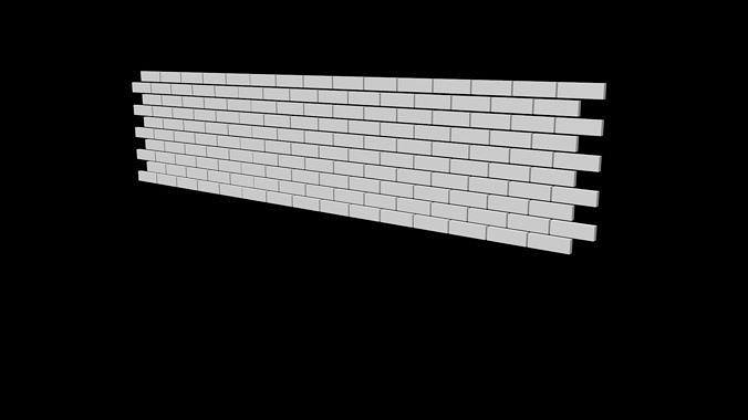 Wall brick free 3D model | CGTrader