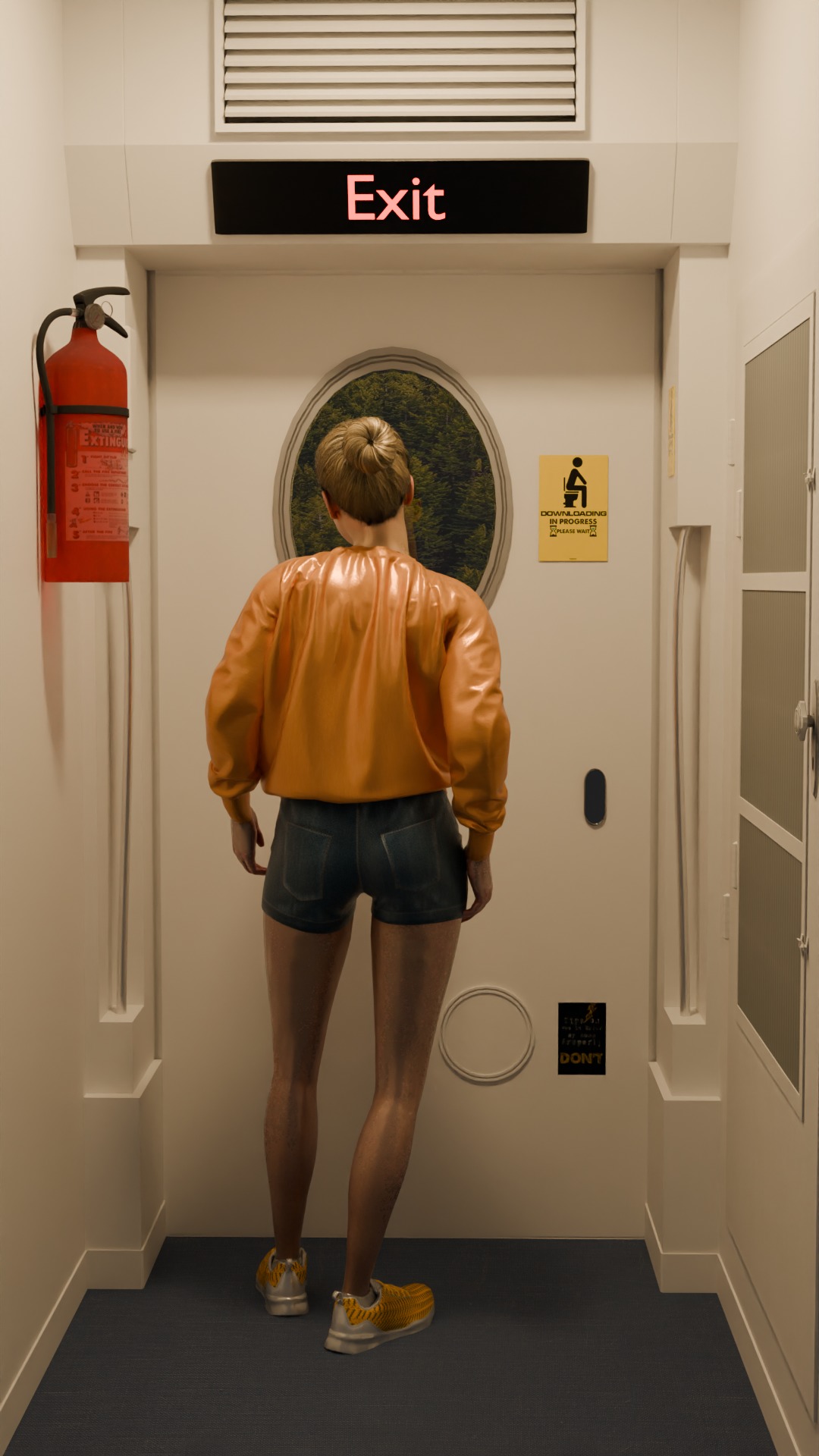 Metro Scene animated free 3D model animated | CGTrader