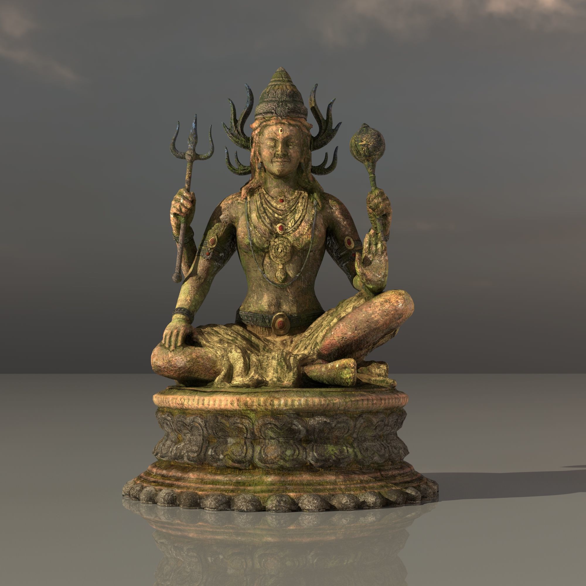 3D model Indian God Deity 3D Model VR / AR / low-poly | CGTrader