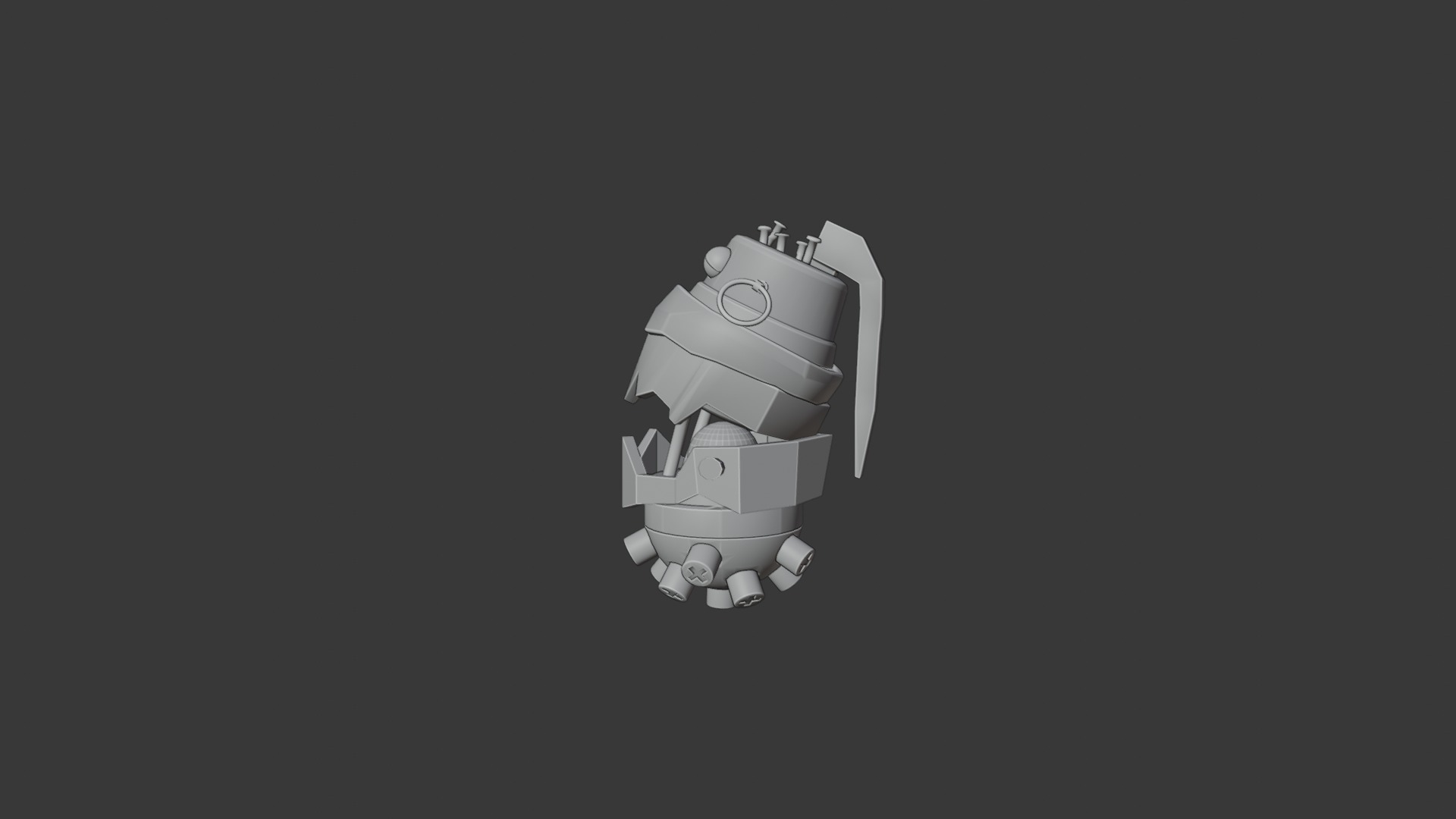 Jinx Bomb Wip no texture 3D model | CGTrader