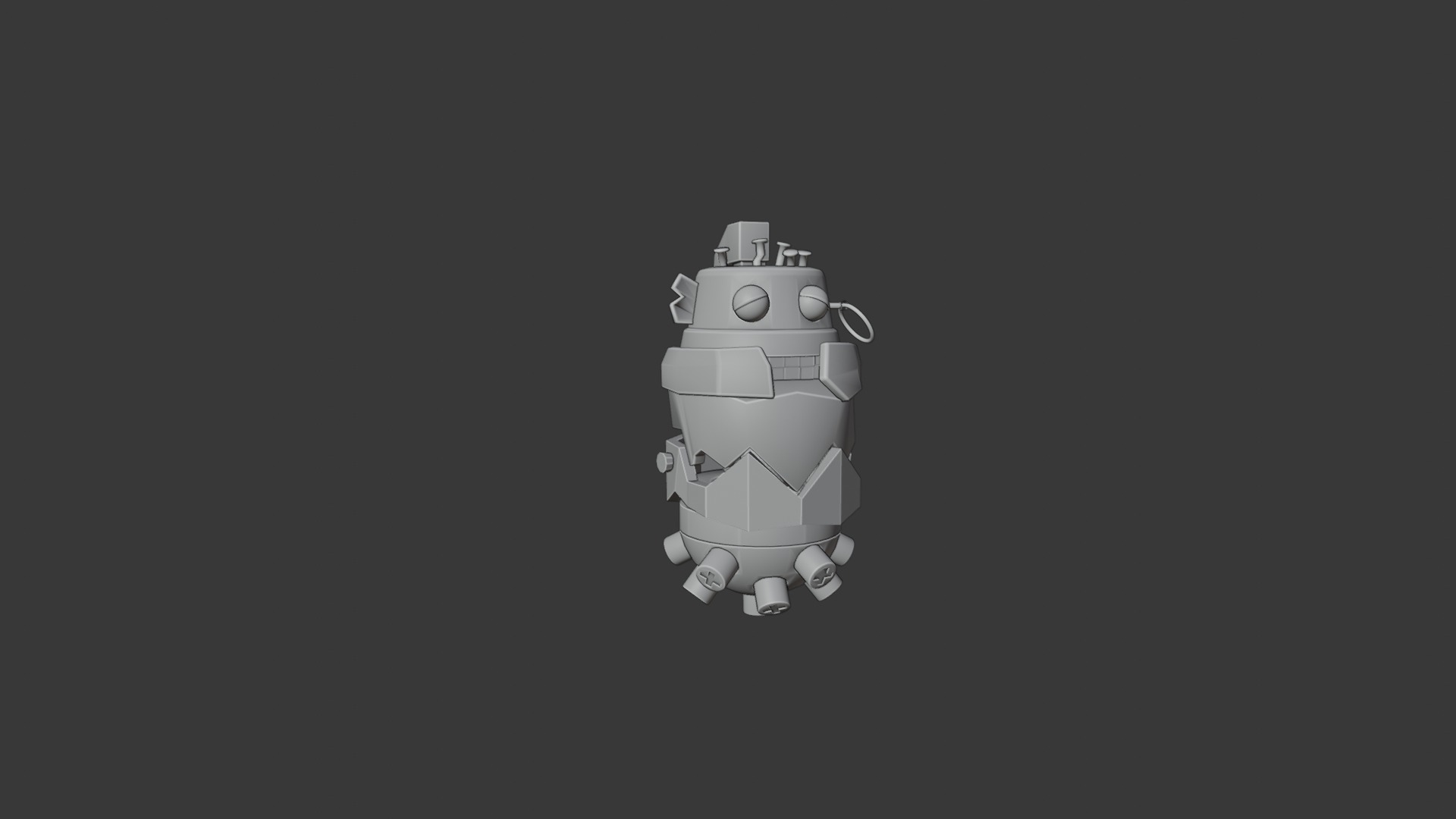 Jinx Bomb Wip no texture 3D model | CGTrader