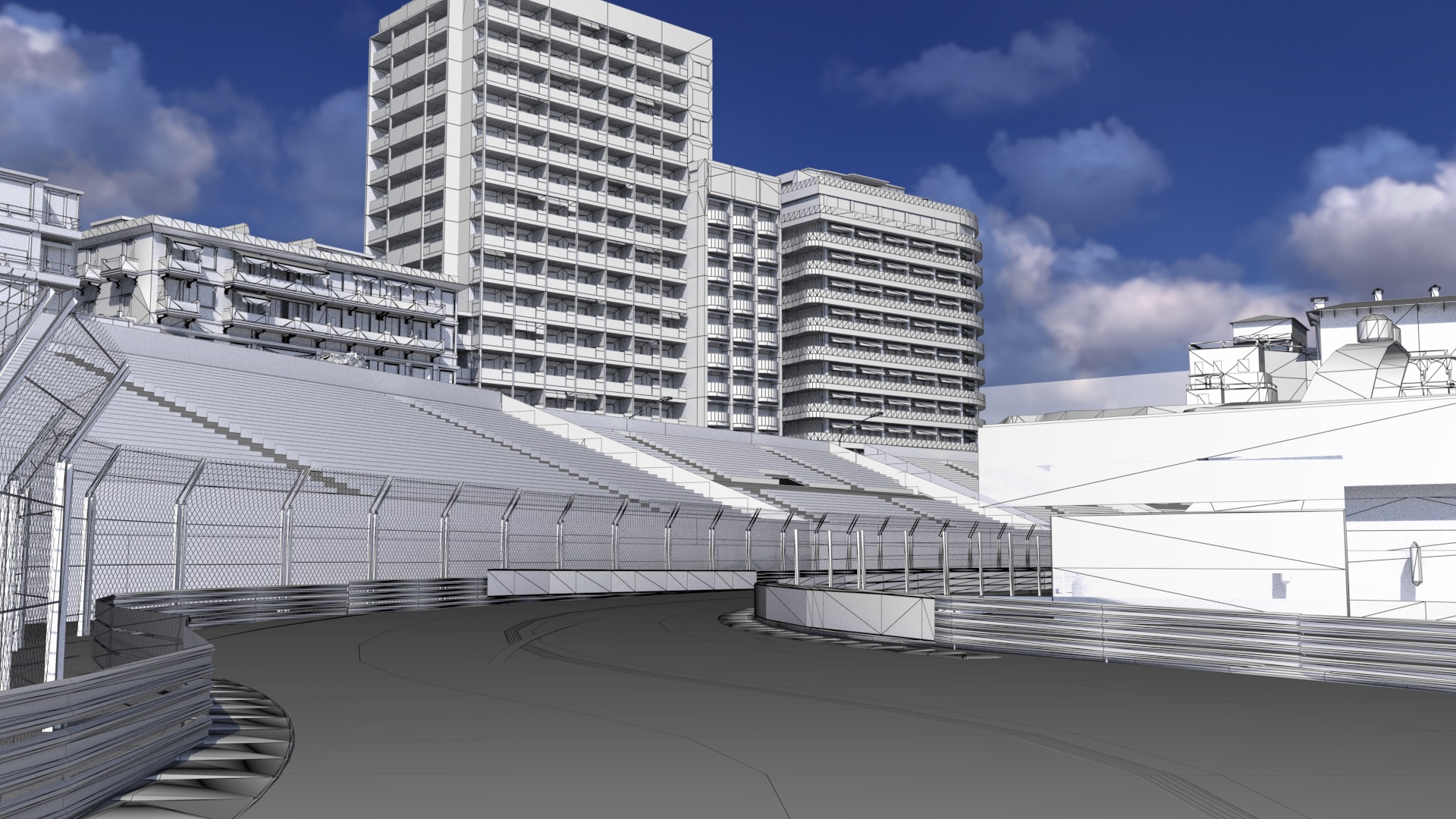 3D model Formula 1 Monaco Track VR / AR / low-poly | CGTrader