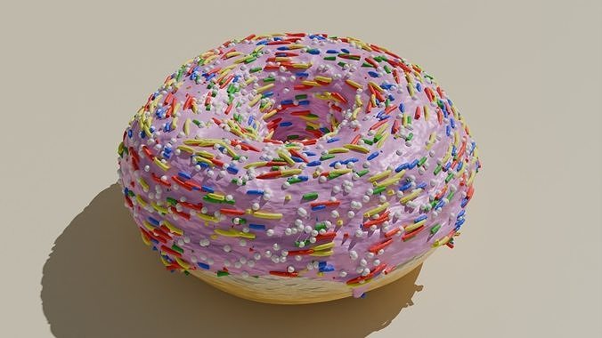 Donuts free 3D model | CGTrader