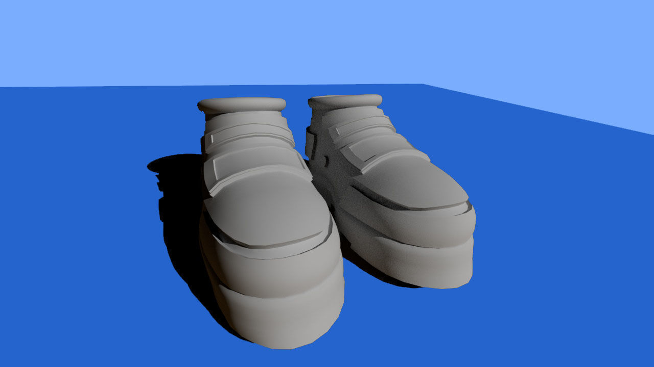 Custom Stylized Shoes free 3D model | CGTrader