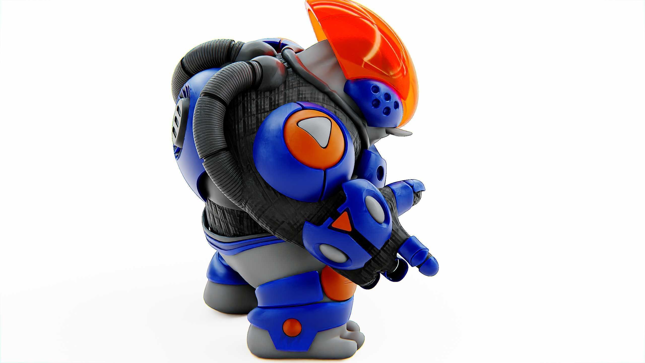 ALIEN MOBBY B-7 Rigged for Unreal Engine - Unity - MIXAMO 3D model ...