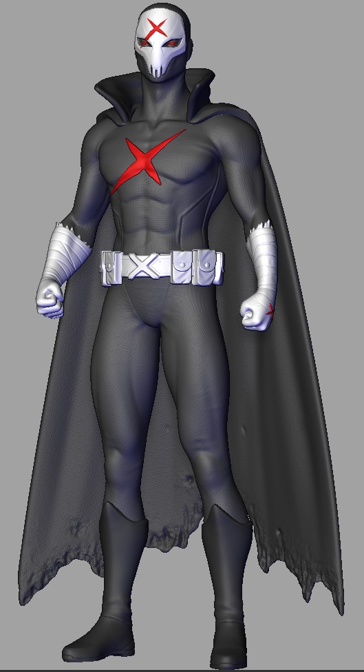 Red X DC Comics 3D model 3D printable | CGTrader