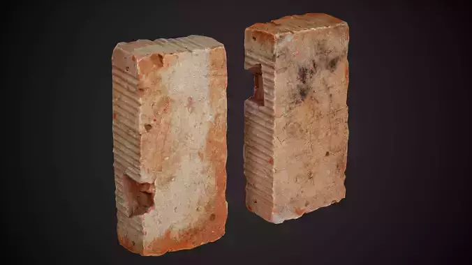 Real brick photo scan free VR / AR / low-poly 3D model | CGTrader