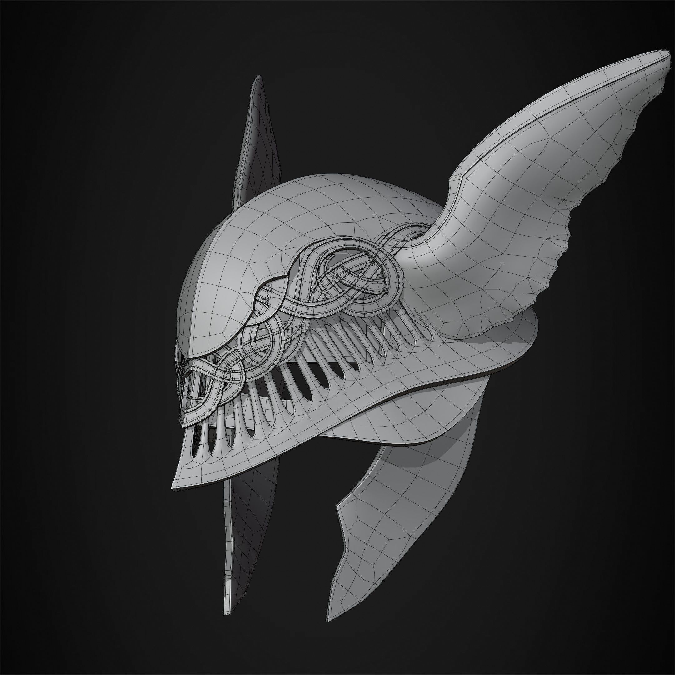 Elden Ring Malenia Blade of Miquella Helmet for Cosplay 3D model 3D ...