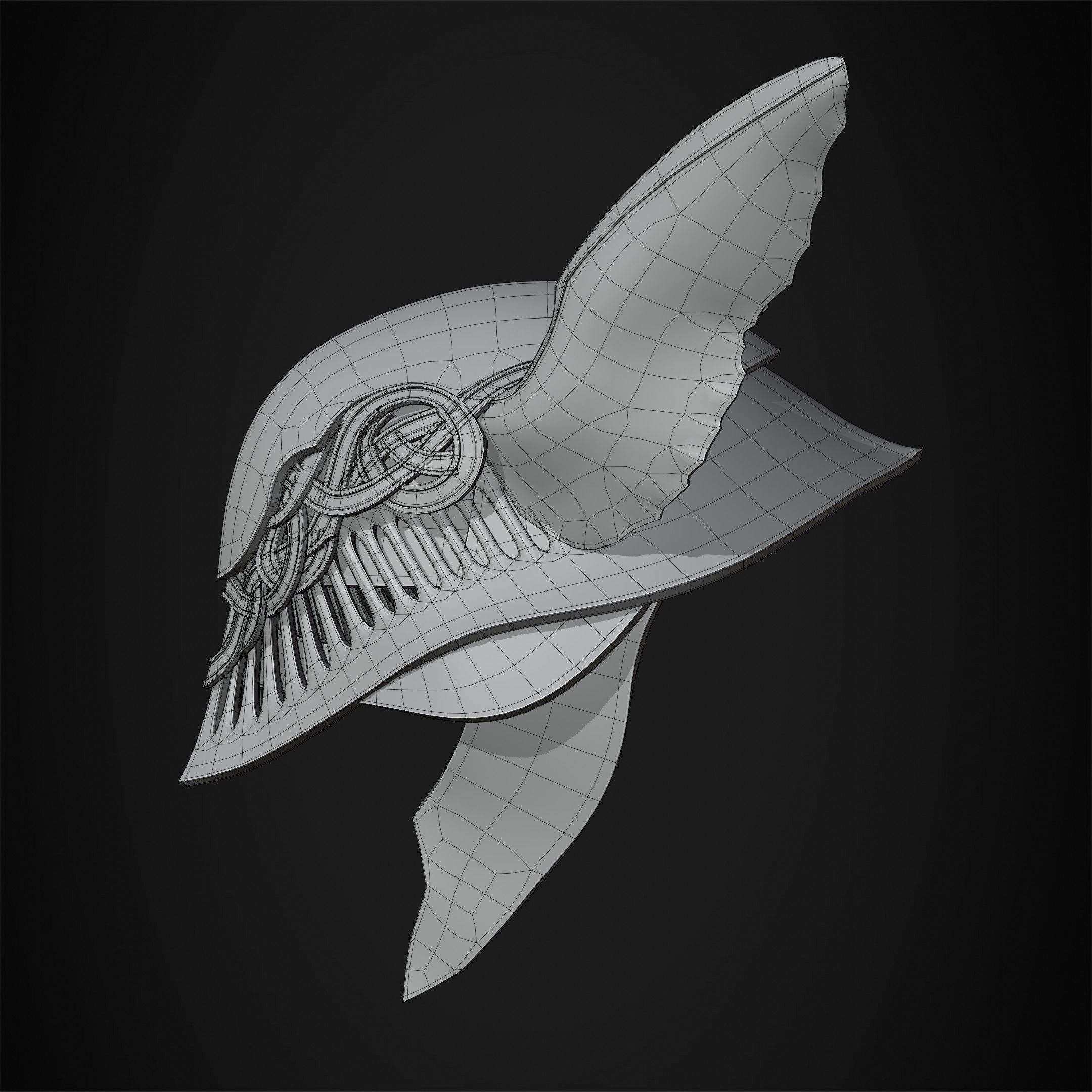 Elden Ring Malenia Blade of Miquella Helmet for Cosplay 3D model 3D ...