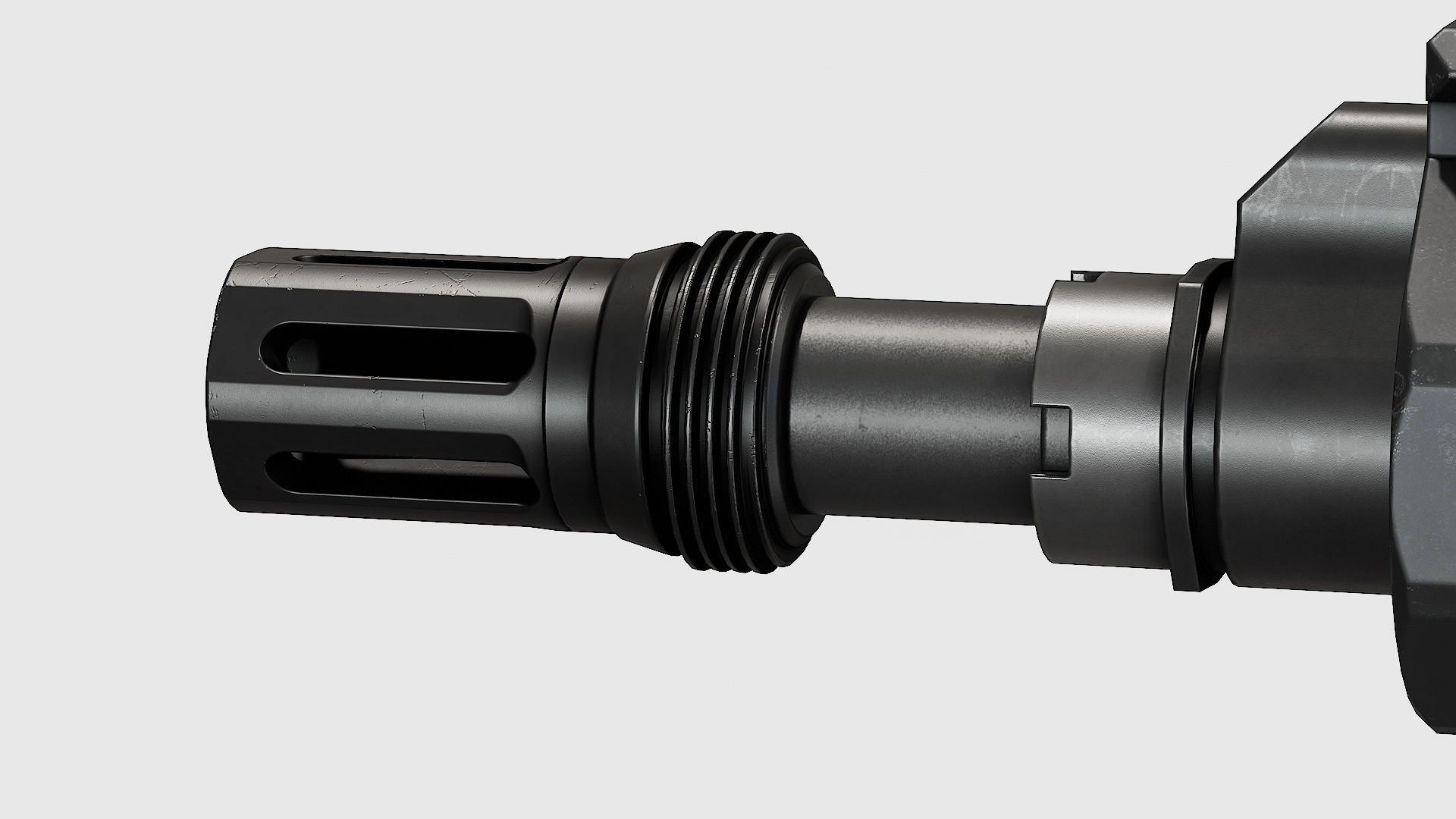 3D model CGS SCI - Six Suppressor - Replica VR / AR / low-poly | CGTrader