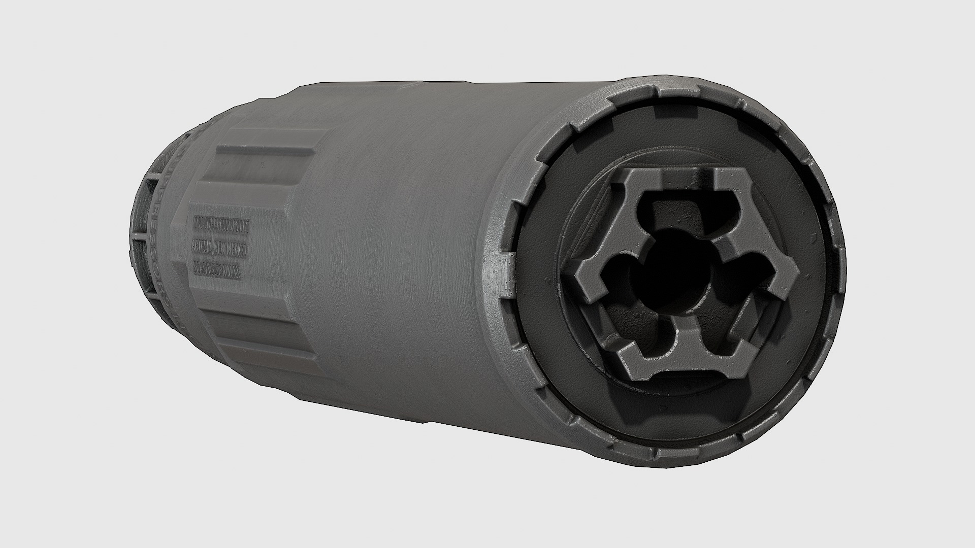 3D model CGS SCI - Six Suppressor - Replica VR / AR / low-poly | CGTrader