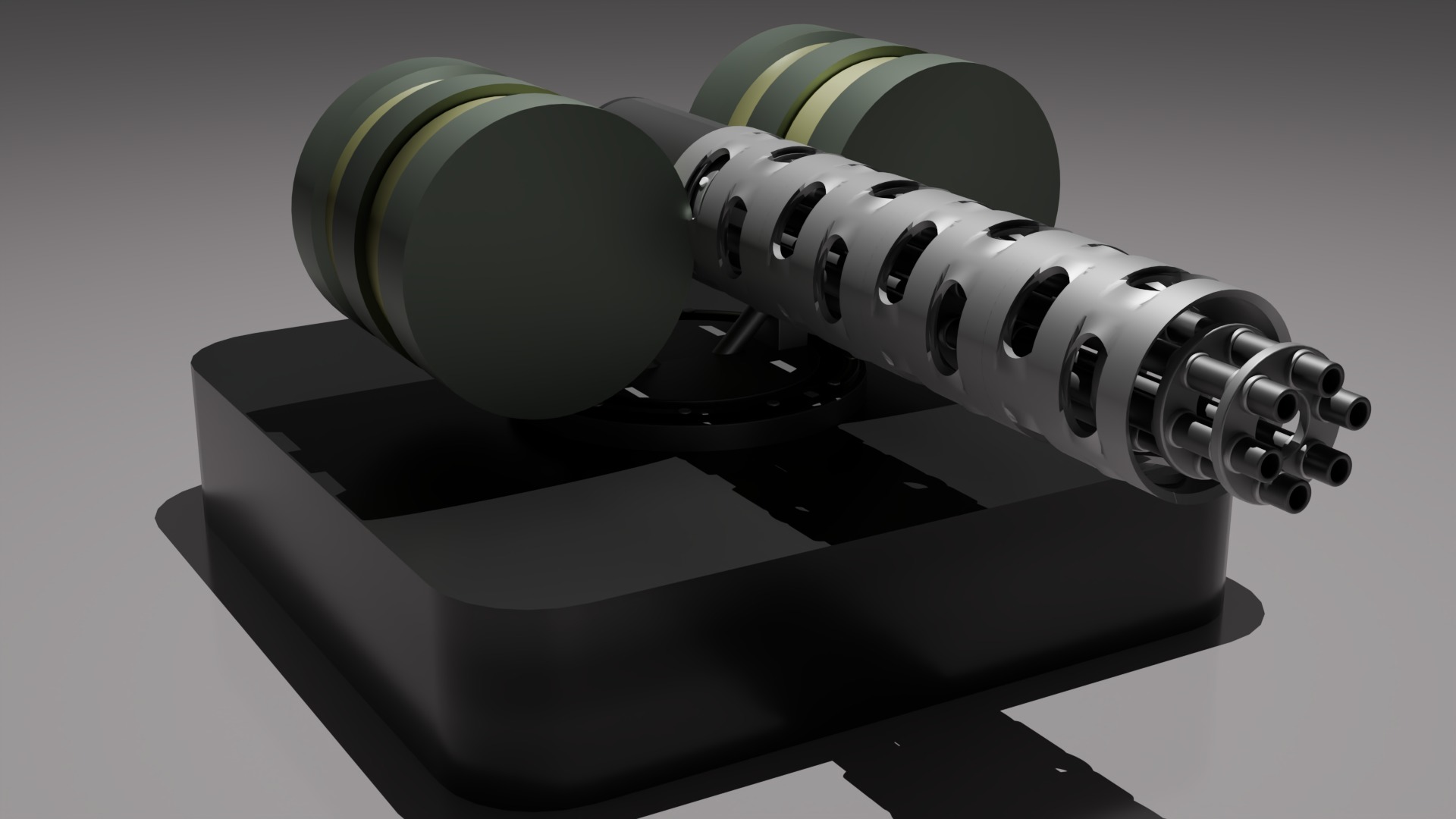 3D model Autocannon Turret from Rimworld 3D VR / AR / low-poly | CGTrader