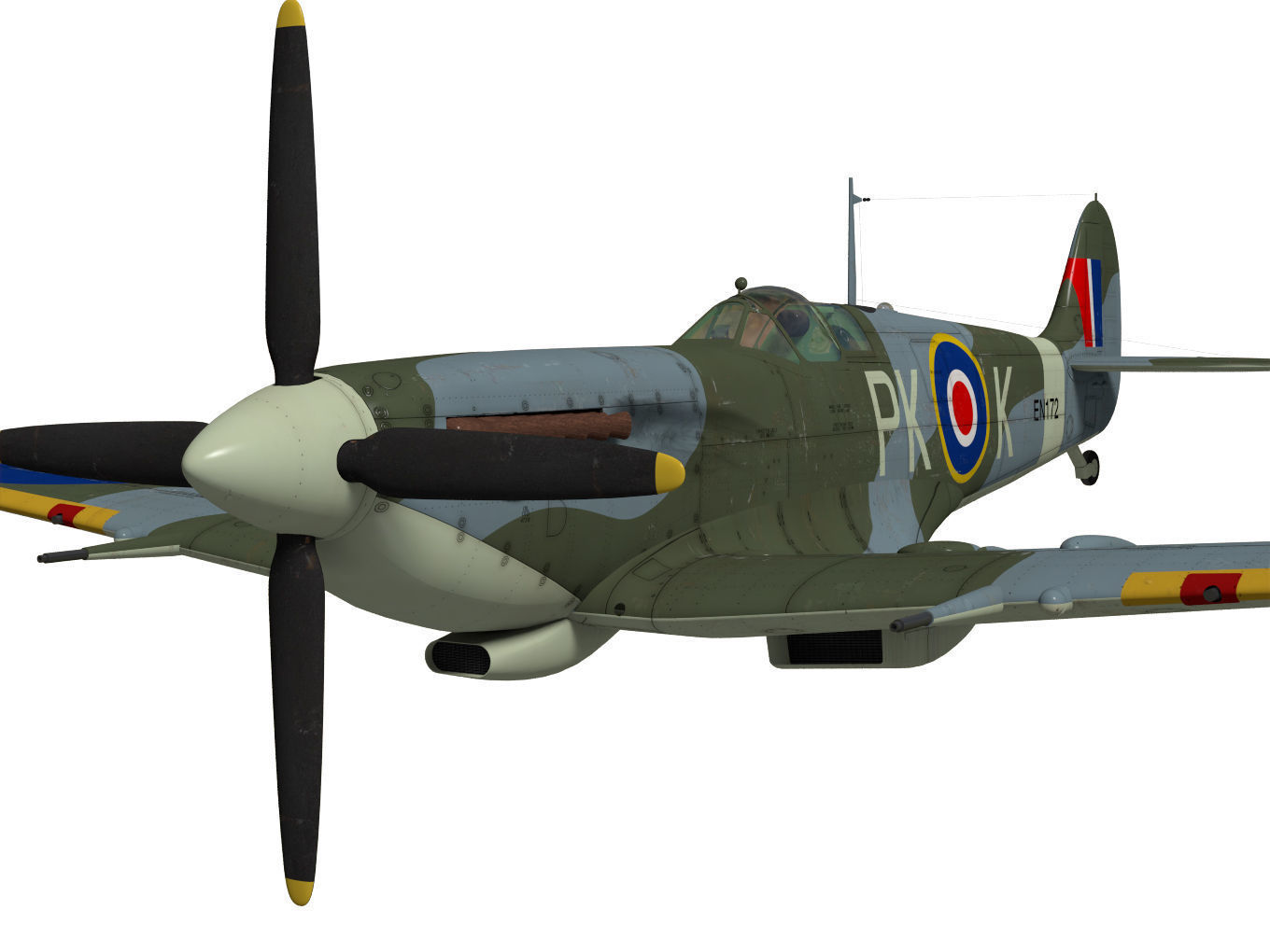 Supermarine spitfire Mk-IX 3D model | CGTrader
