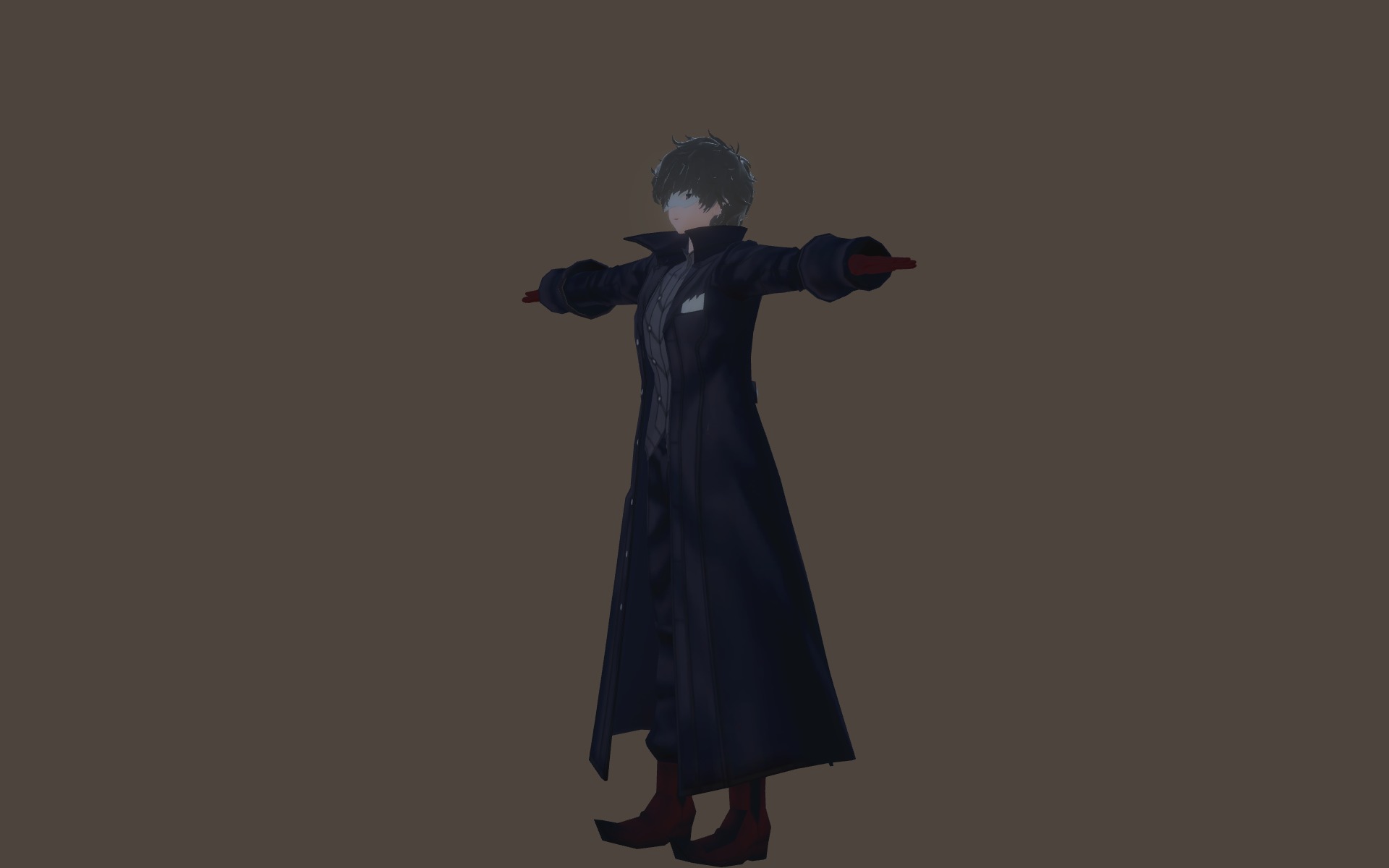 3D model 3DsMax Biped model Persona5 Joker Battle VR / AR / low-poly ...